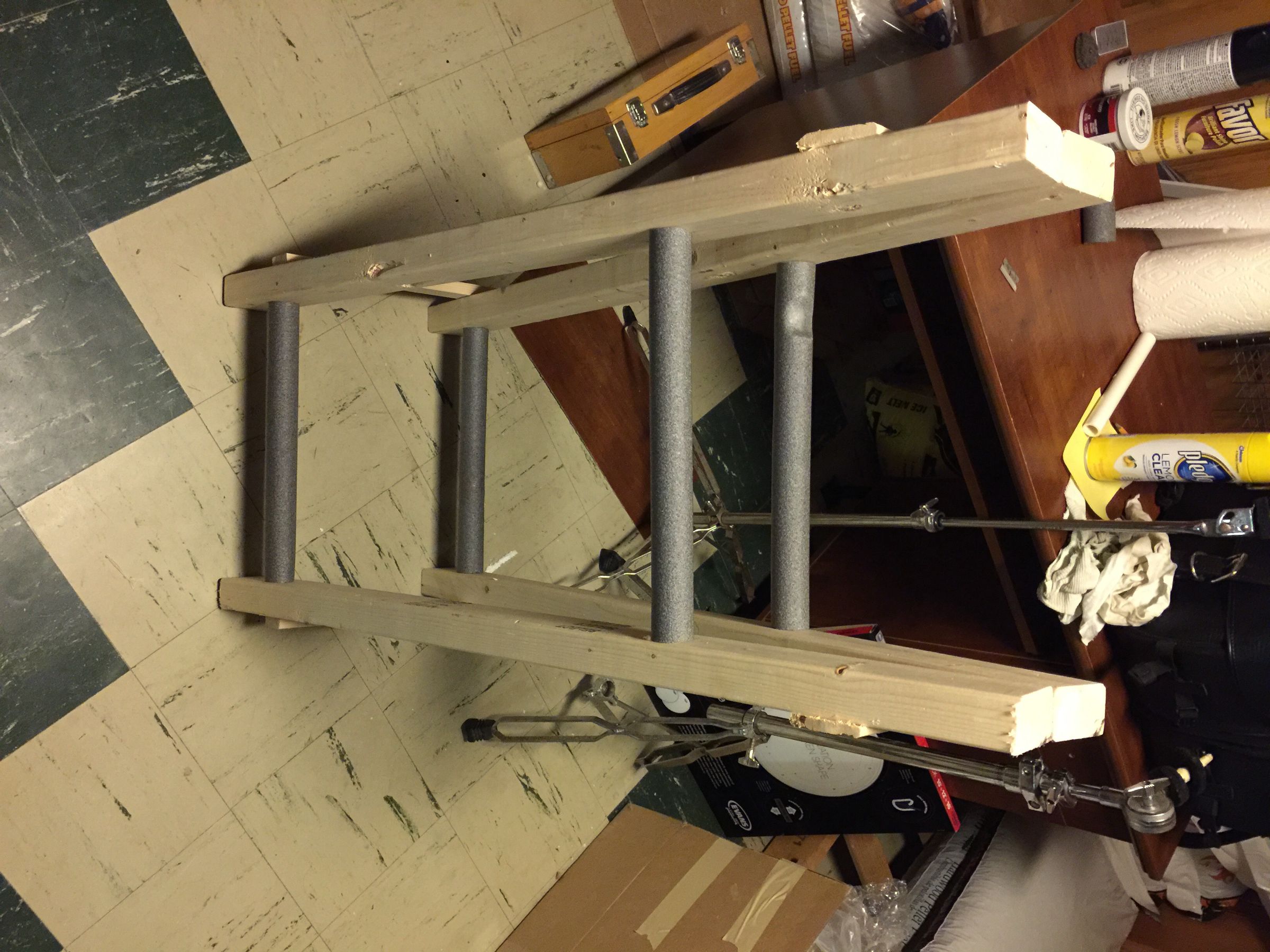 $5 Cymbal and Snare Rack : 5 Steps (with Pictures) - Instructables