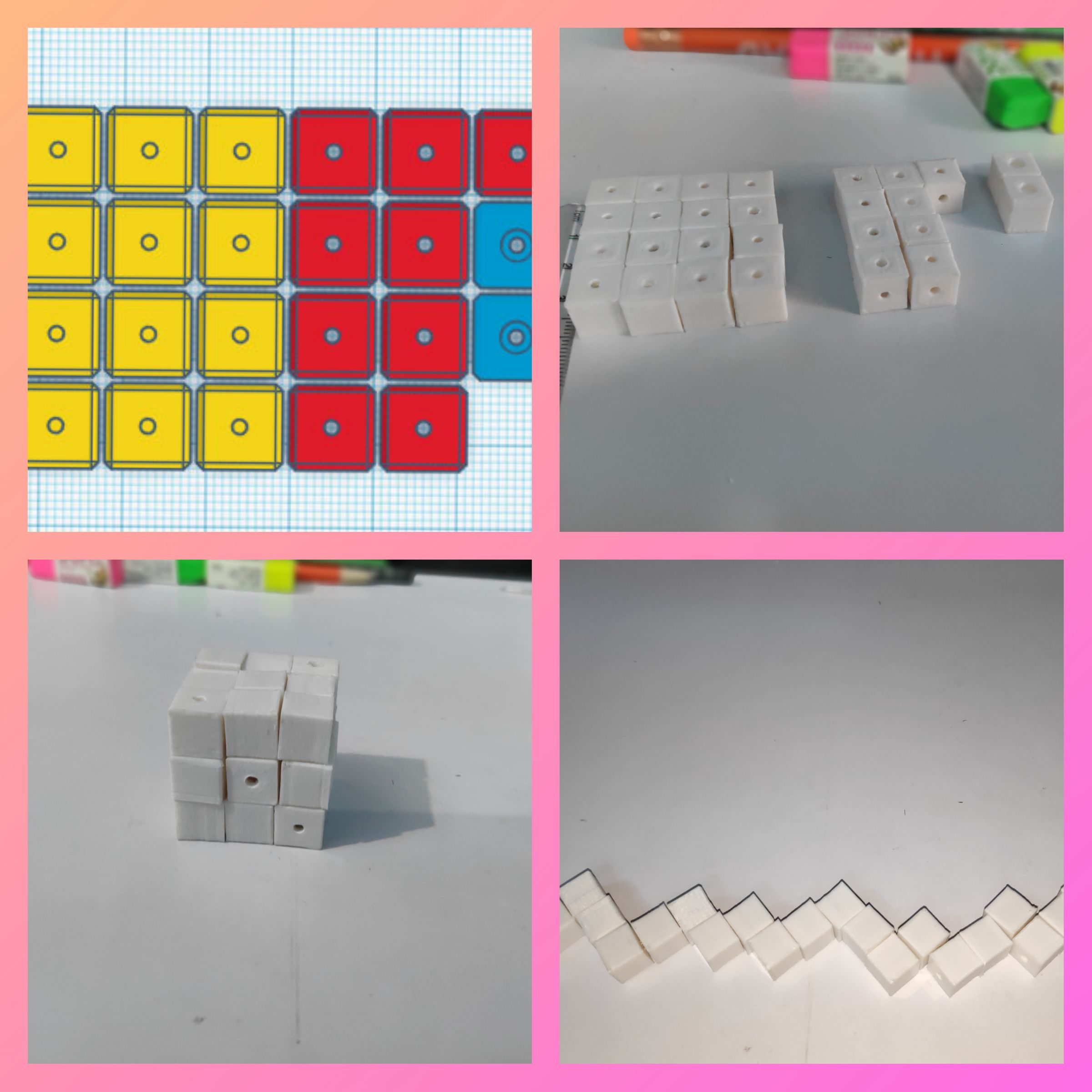 3D Printed Snake Cube Puzzle : 4 Steps - Instructables