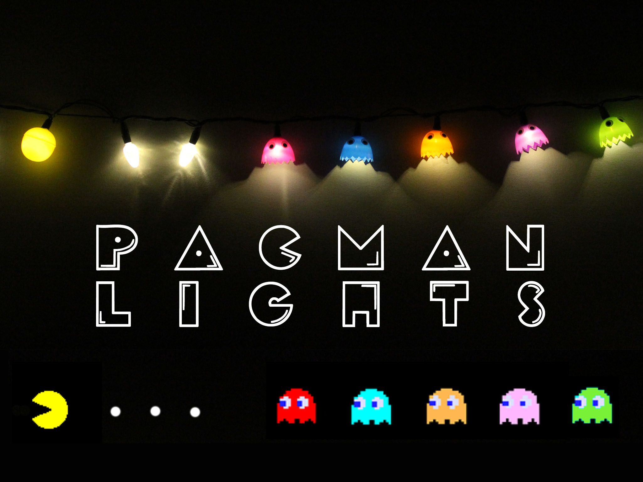 Pacman String Lights : 3 Steps (with Pictures) - Instructables
