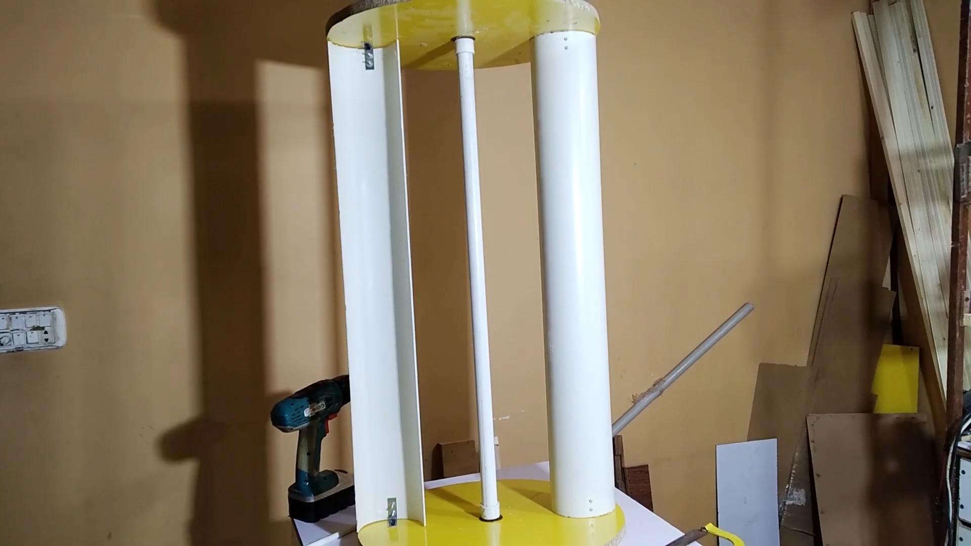 How to Make a PVC Vawt Wind Turbine : 5 Steps - Instructables