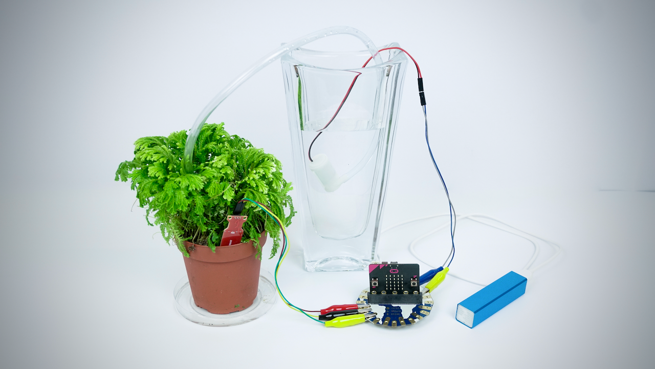 Micro:bit Enabled Plant Watering System : 6 Steps (with Pictures ...