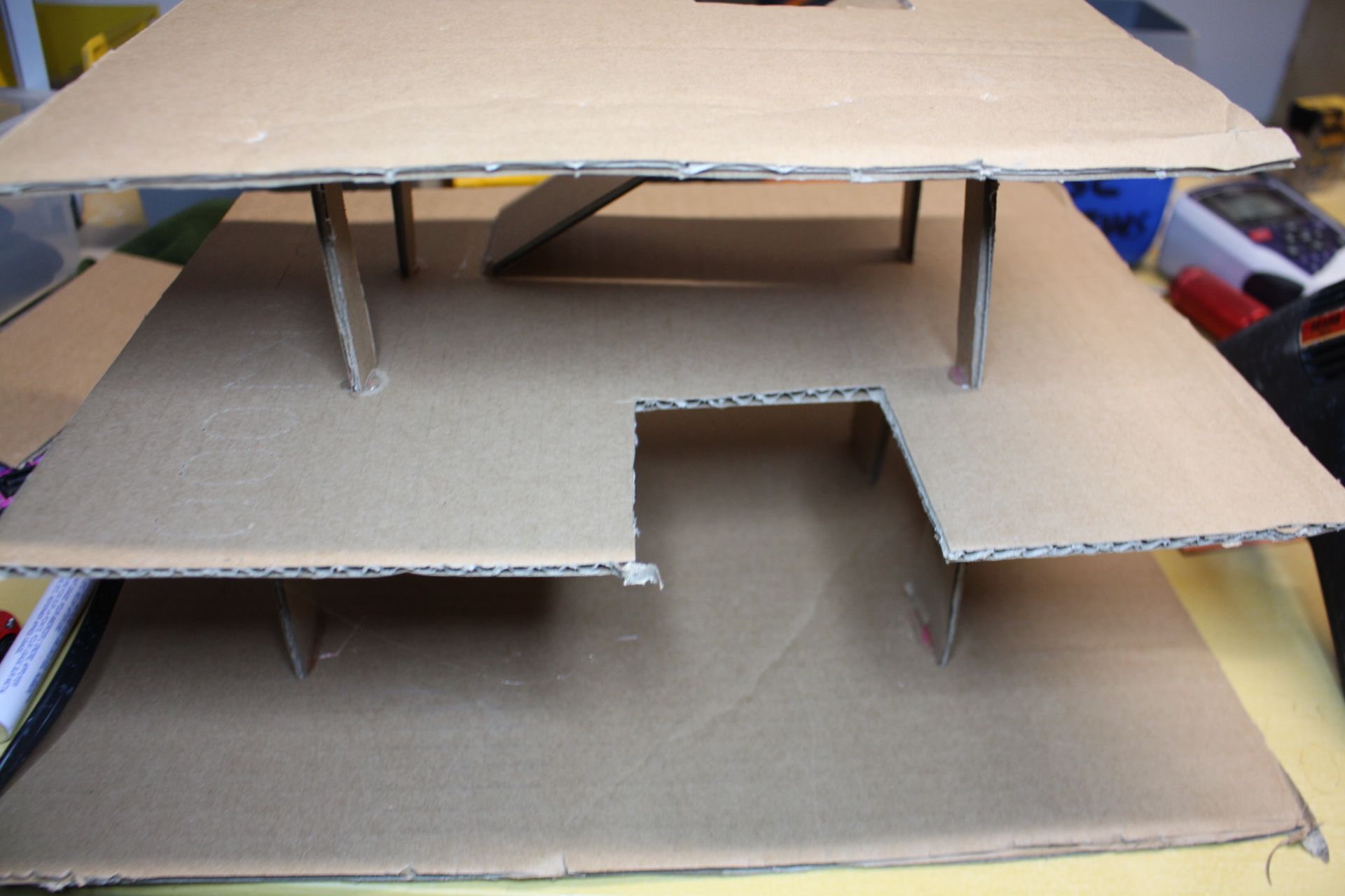 3 Tiered Toy Cardboard Parking Garage : 8 Steps - Instructables