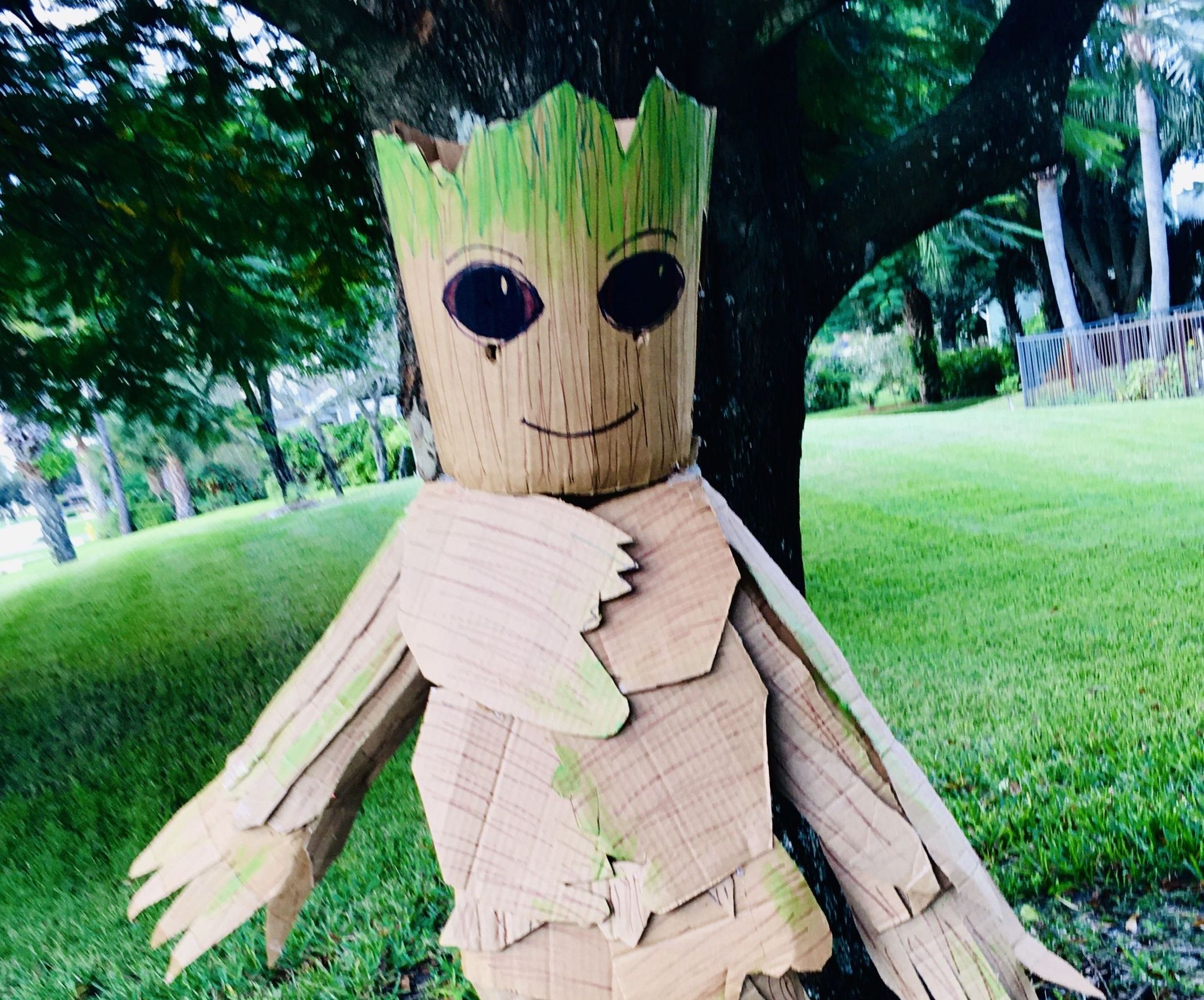 Child’s Cardboard Groot : 8 Steps (with Pictures) - Instructables