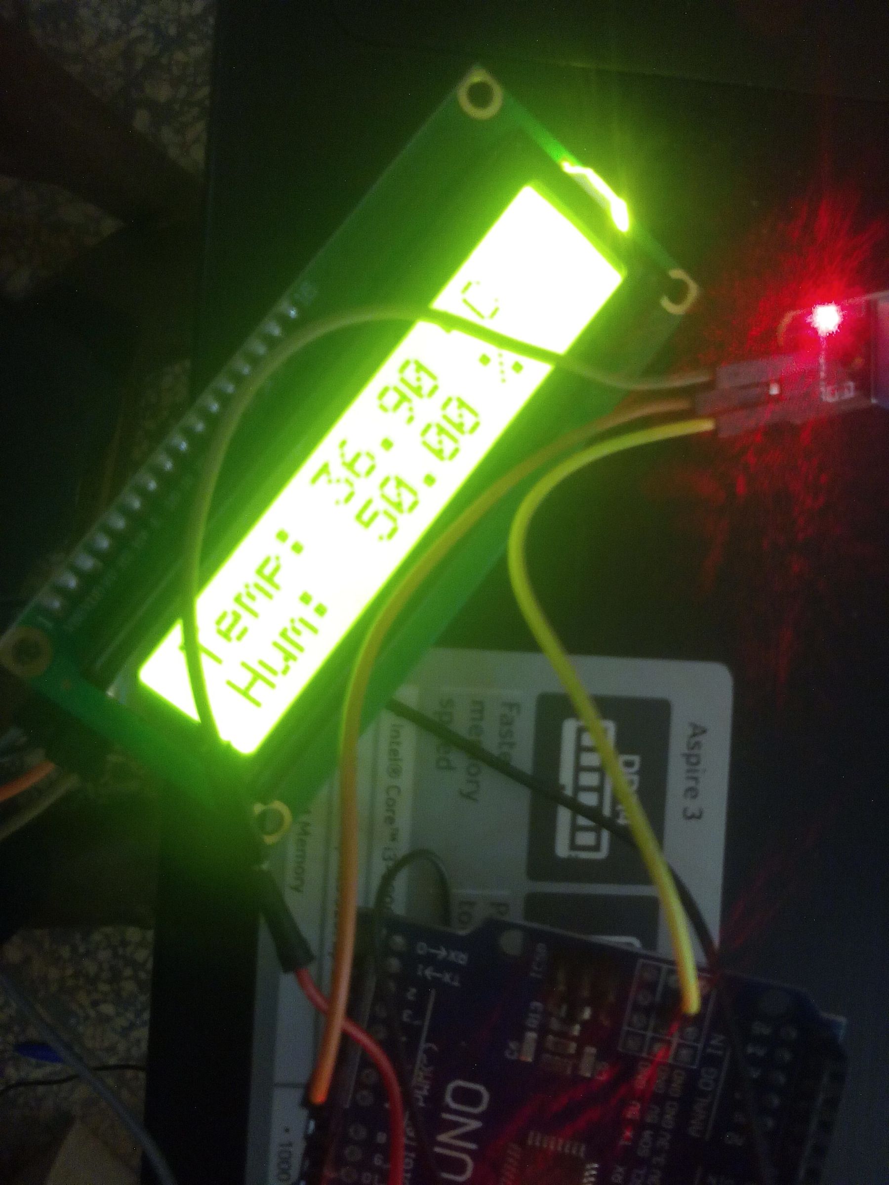 Arduino Temp/Humidity Sensor Using DHT11 and I2C LCD One Day Project ...