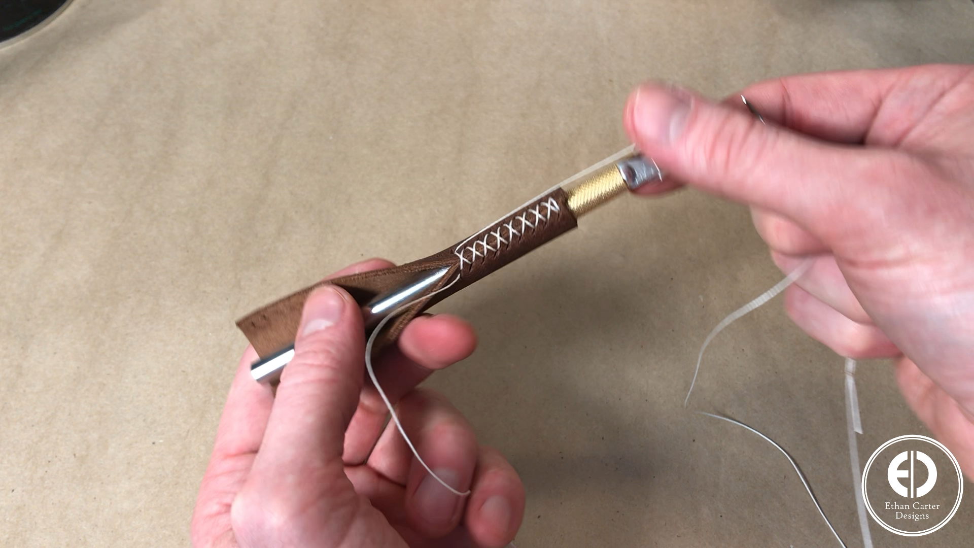 Leather Stitching: How-To Three Ways : 4 Steps (with Pictures ...