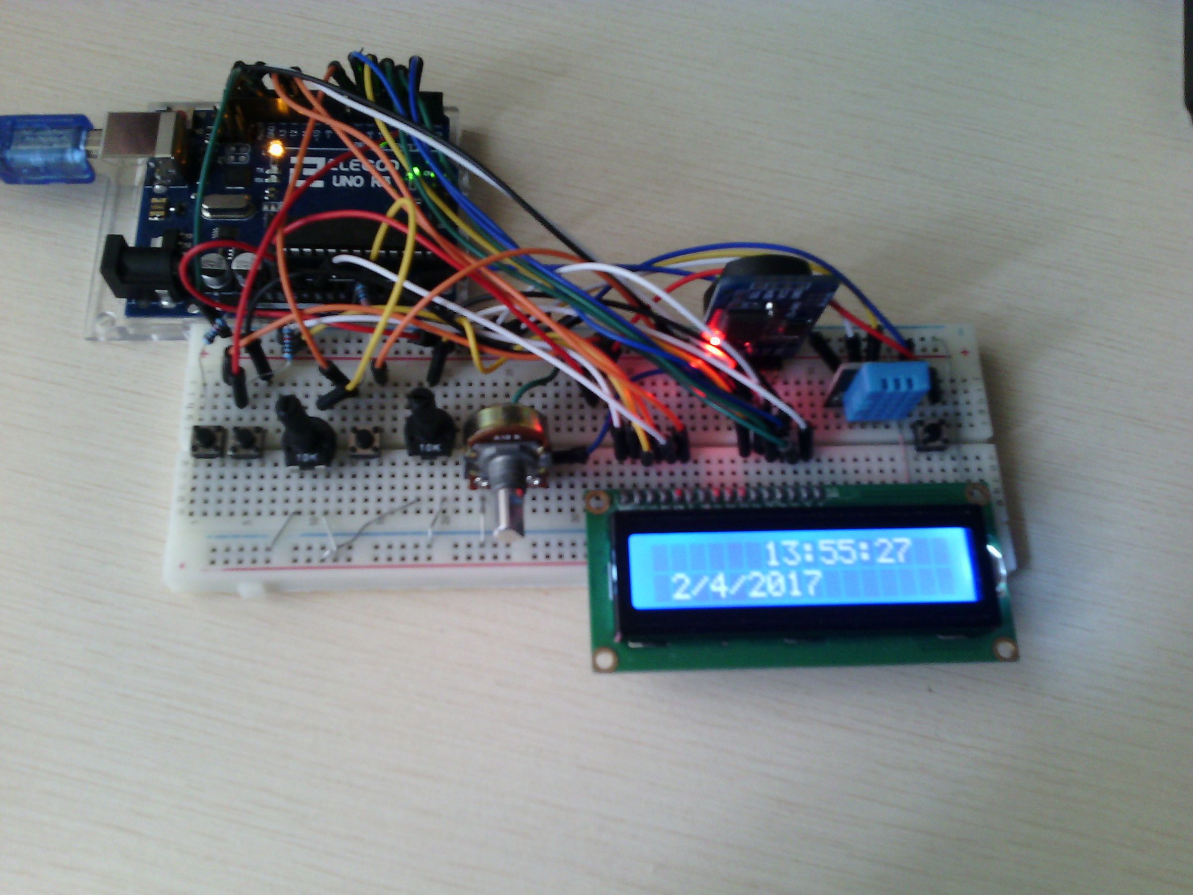 Time and Temperature With LCD and Arduino (FIXED) : 4 Steps - Instructables