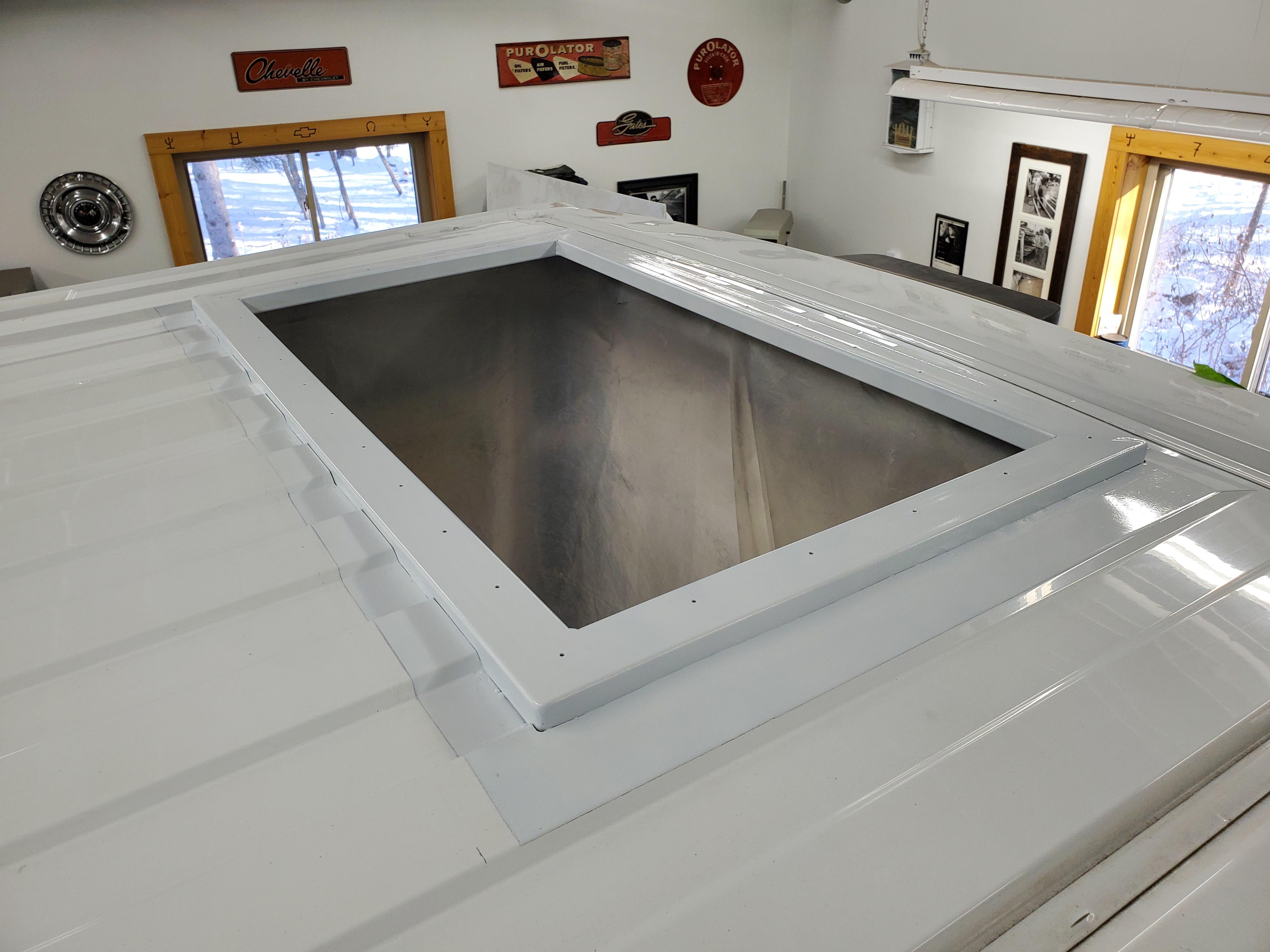 Custom Skylight Frame Installation for a Van Conversion : 13 Steps ...
