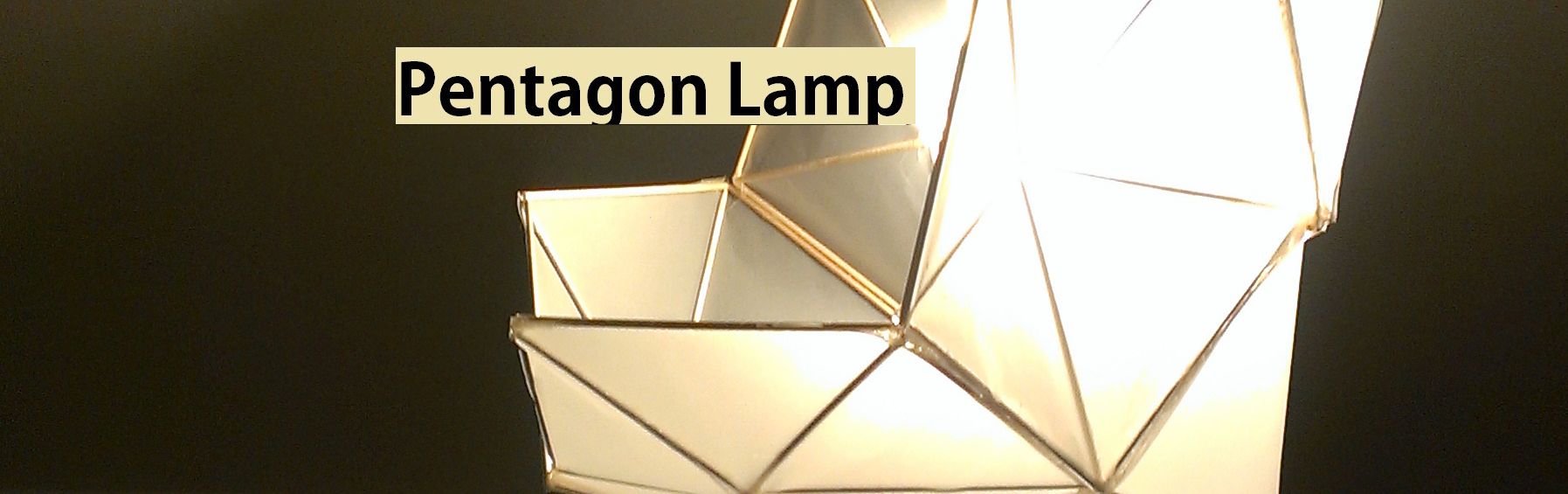 DIY Pentagon Lamp : 4 Steps (with Pictures) - Instructables