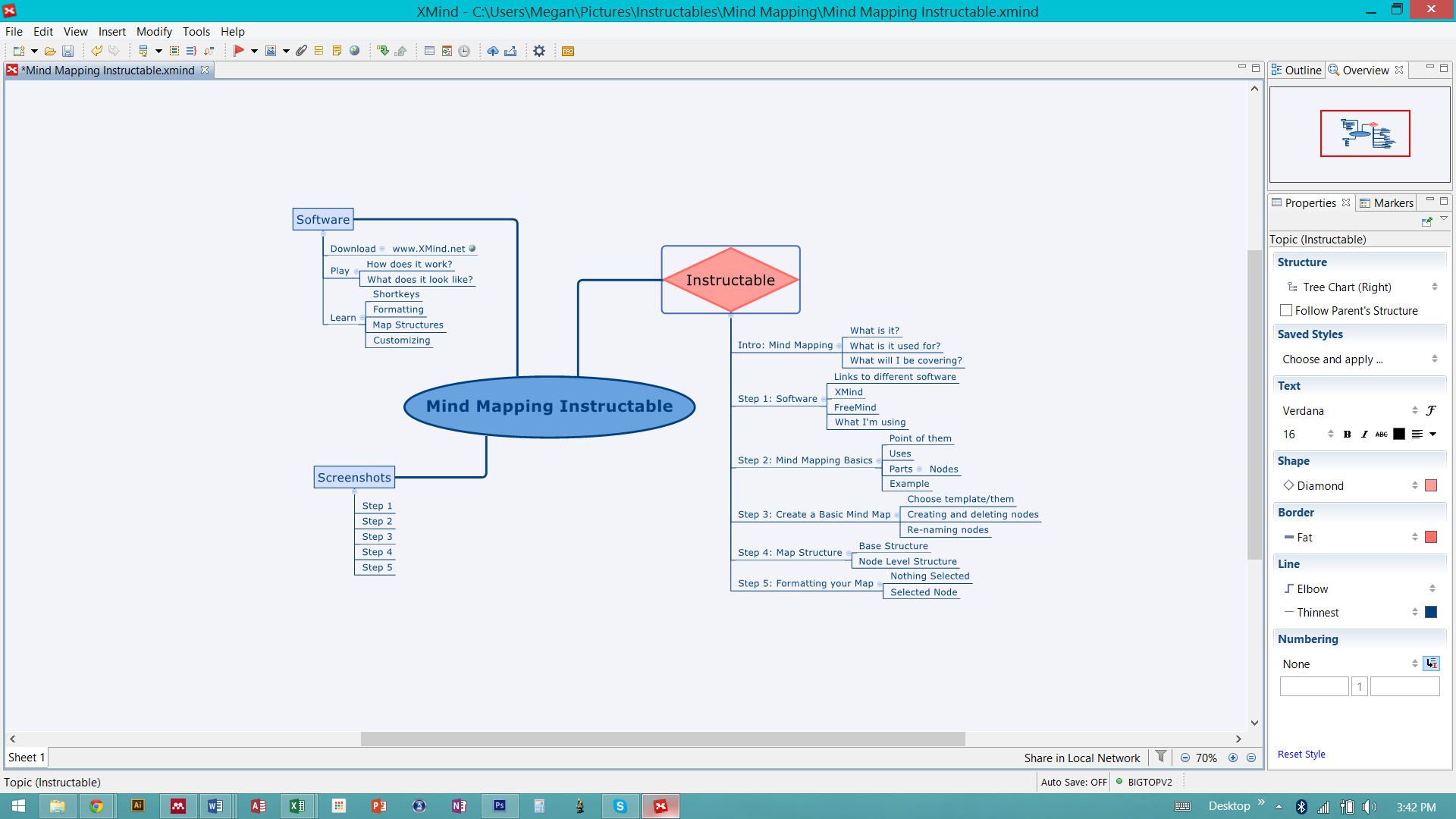 Mind Mapping Software for Visual Organization : 8 Steps (with Pictures ...