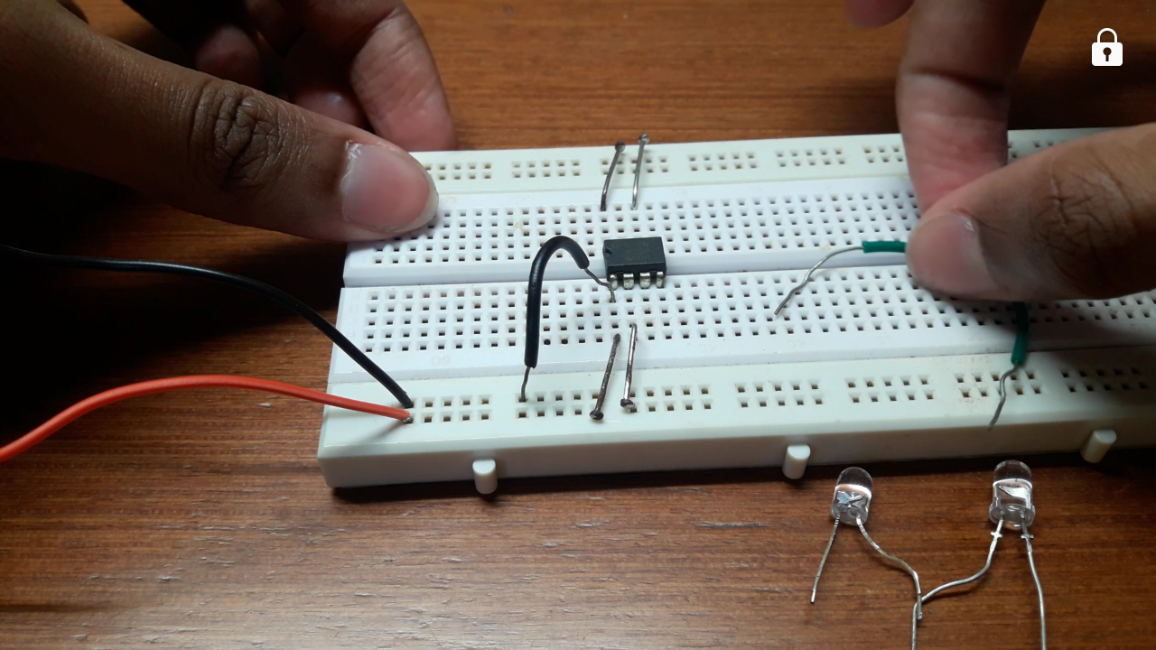 How to Make a "Touch Sensor" Using 555 Timer IC on Breadboard. : 4 Steps (with Pictures ...