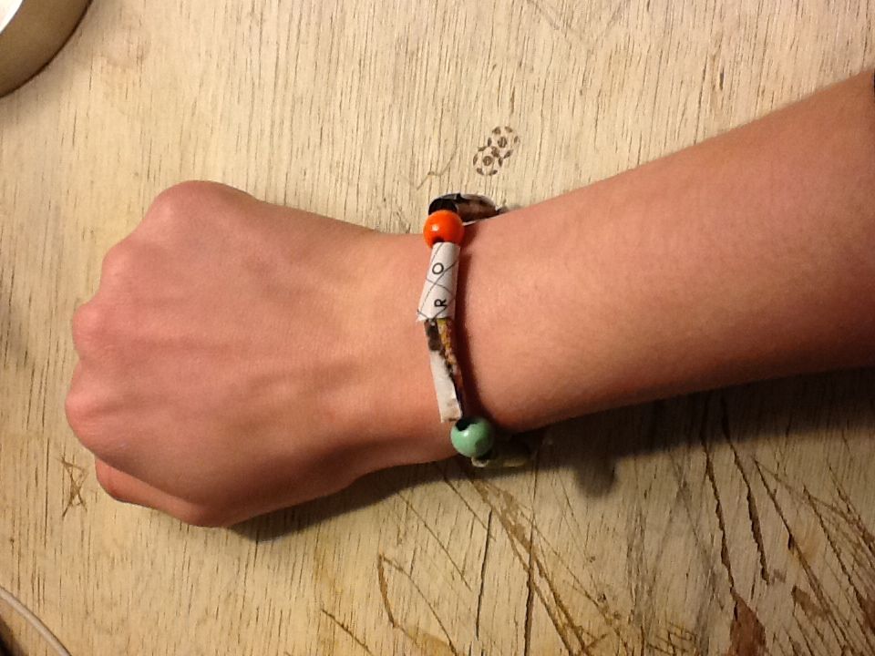 Simple,quick and Fun Magazine Bracelet : 9 Steps - Instructables