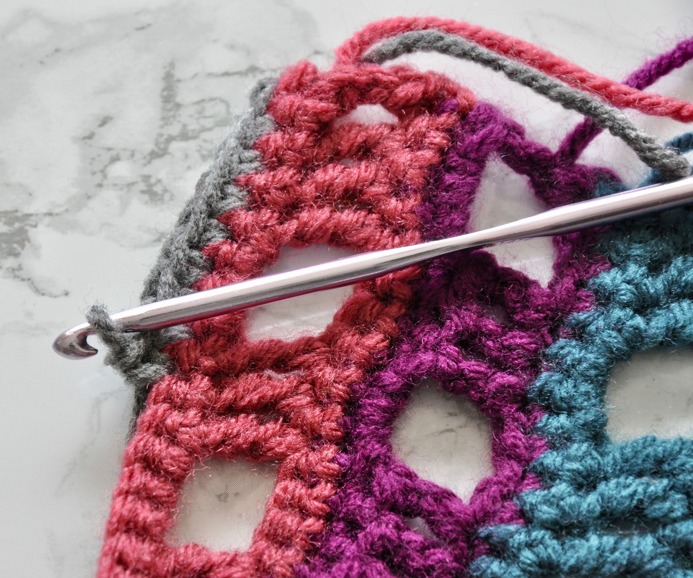 Rainbow Ends Crochet Scarf : 10 Steps (with Pictures) - Instructables