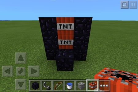 How to Build a Minecraft TNT Arrow Cannon - Pocket Edition : 5 Steps ...