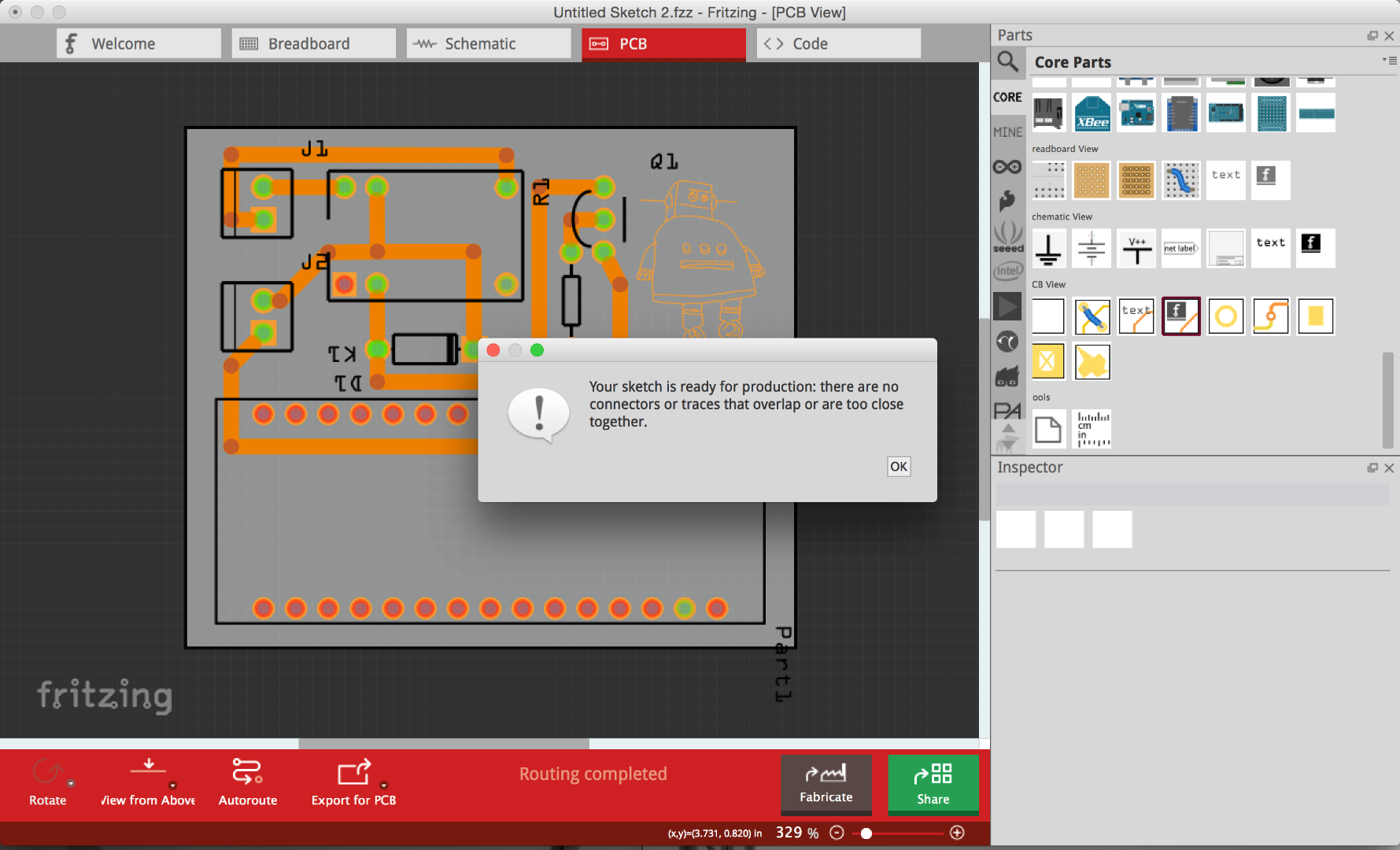 PCB Designing and Isolation Milling Using Only Free Software : 19 Steps ...