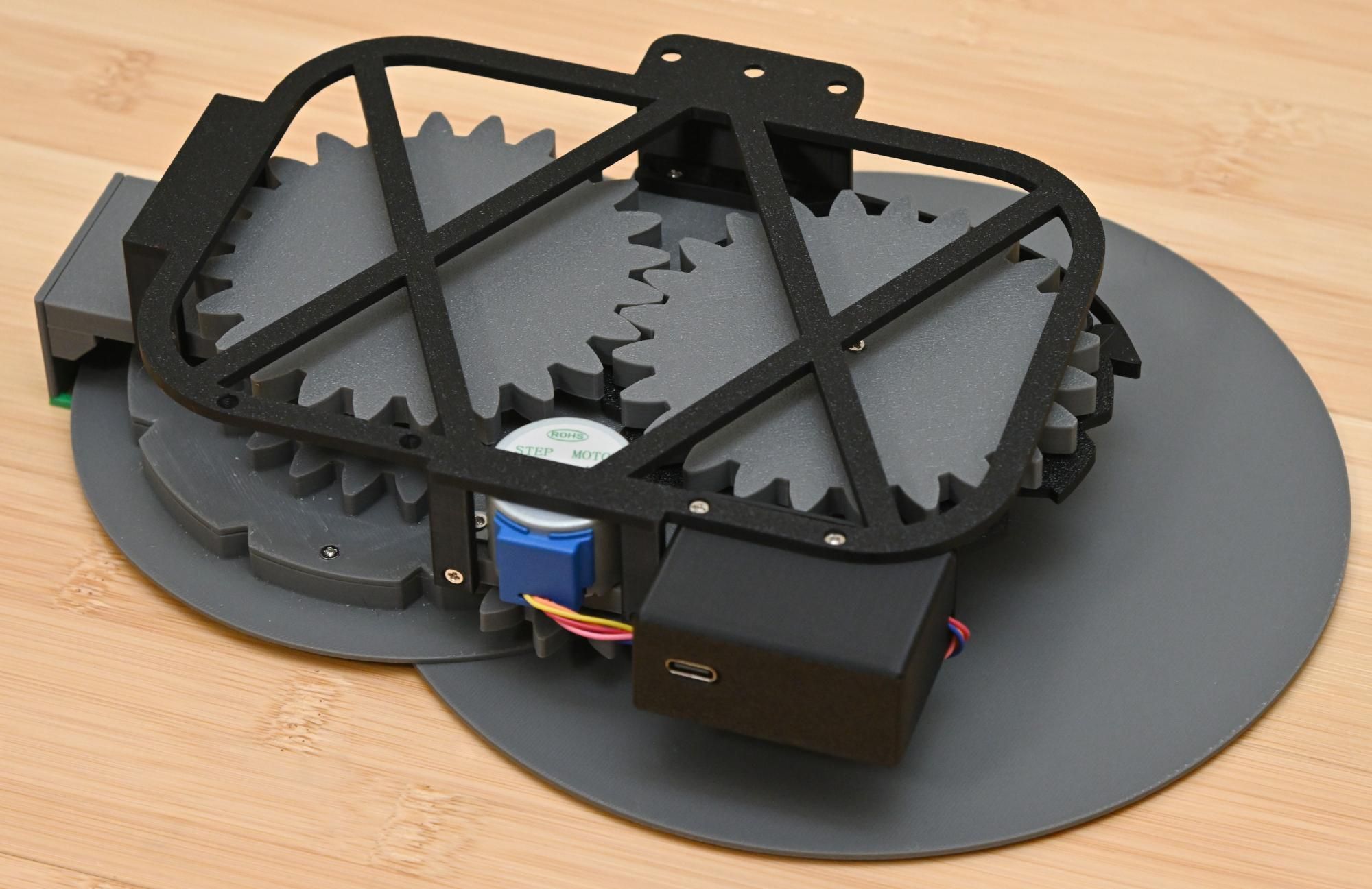 Hybrid Clock - Mechanical Fusion of Digital and Analog Clocks : 6 Steps ...