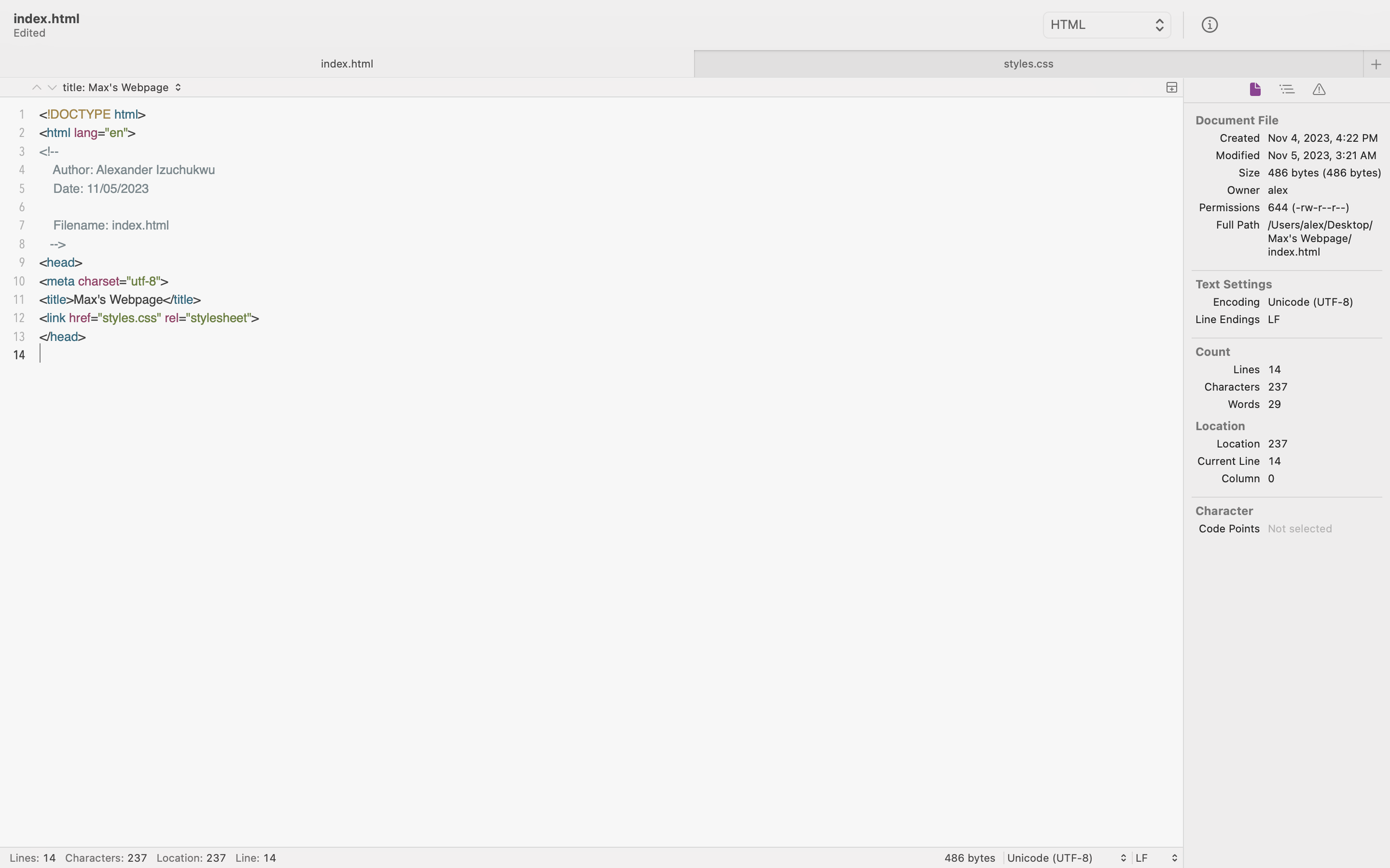 Designing a Simple Webpage Using HTML and CSS : 10 Steps - Instructables