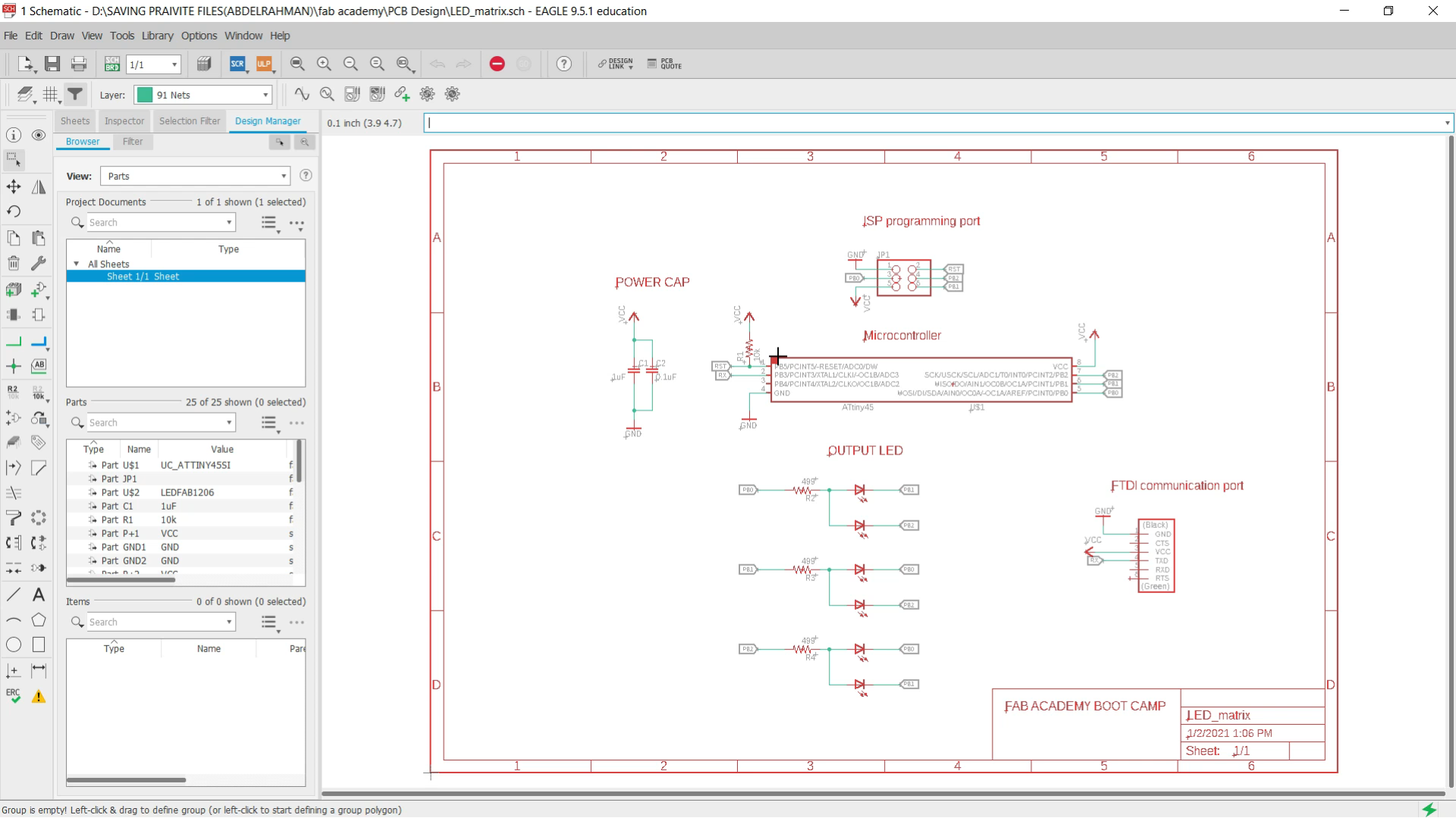 LED Matrix PCB (Full Beginner Tutorial) : 10 Steps (with Pictures ...