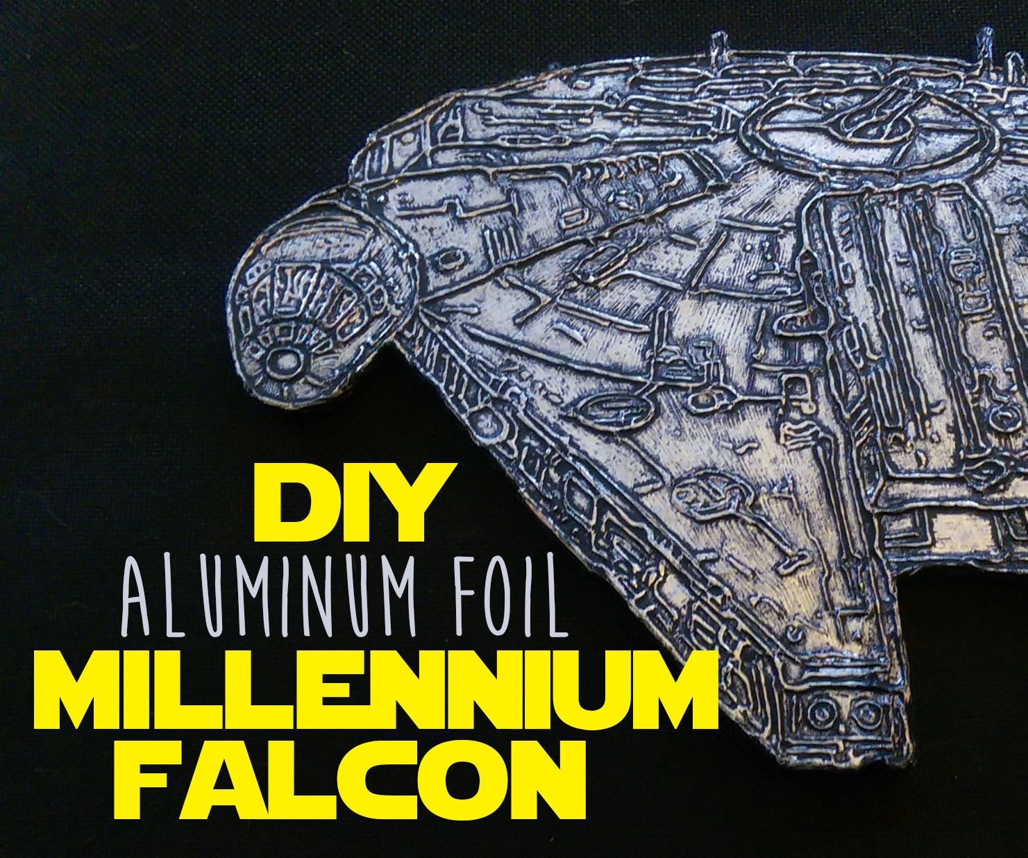 DIY Aluminum Foil Millennium Falcon : 6 Steps (with Pictures ...