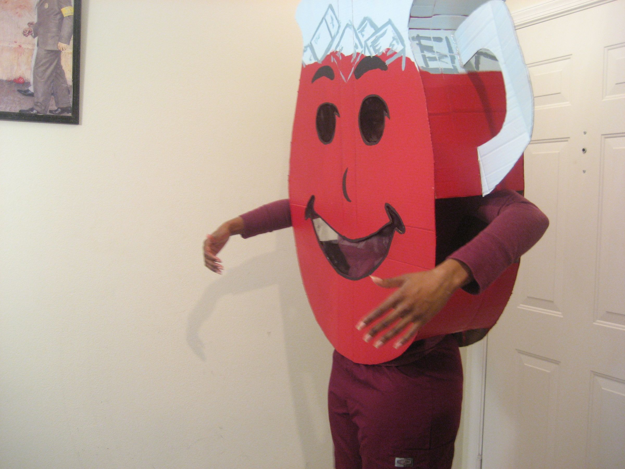 $20 Kool-Aid Man Halloween Costume : 12 Steps - Instructables