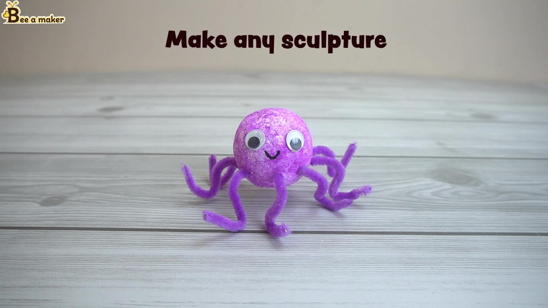Simple and Cute Octopus Automata : 7 Steps - Instructables