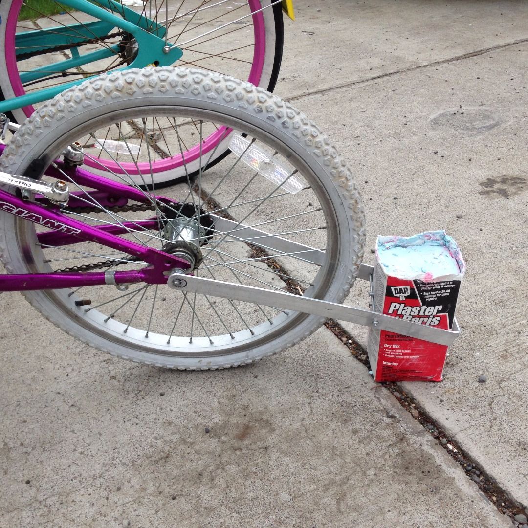 Chalk-O-Lot, the Mega Sidewalk Bike Chalk Grinder With Street Chalk ...