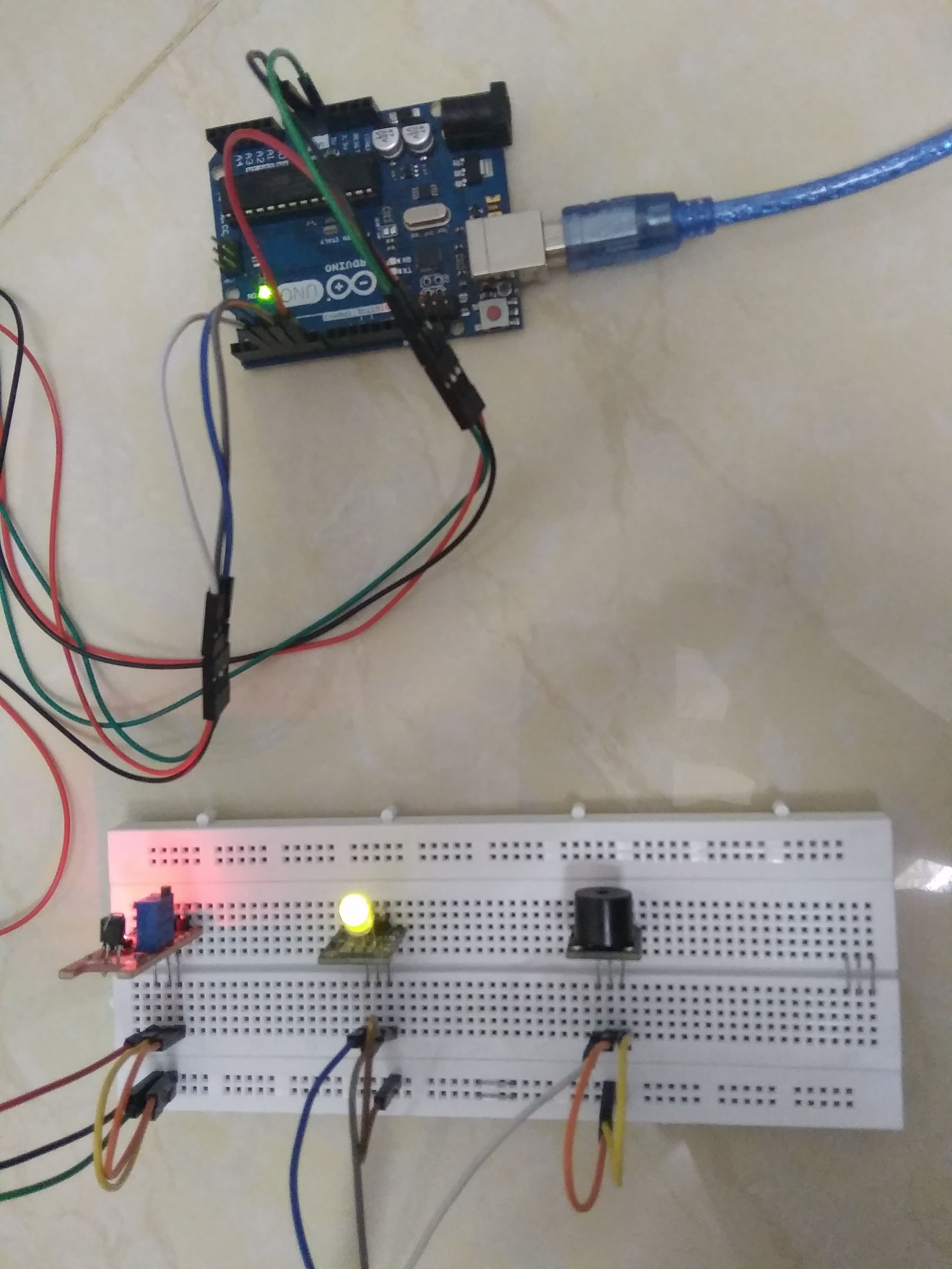 Prototype - Alarm Device Using a Human Touch Sensor (KY-036) : 4 Steps ...