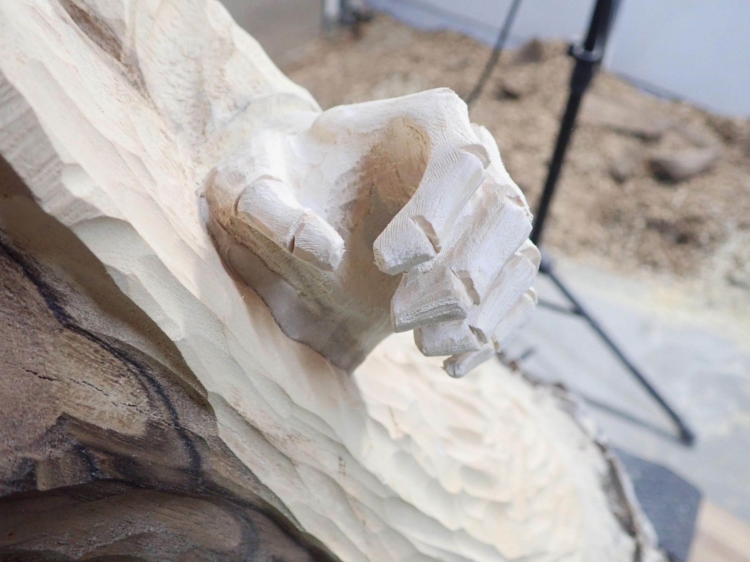 Grim Reaper Carved From a Walnut Log : 17 Steps (with Pictures ...