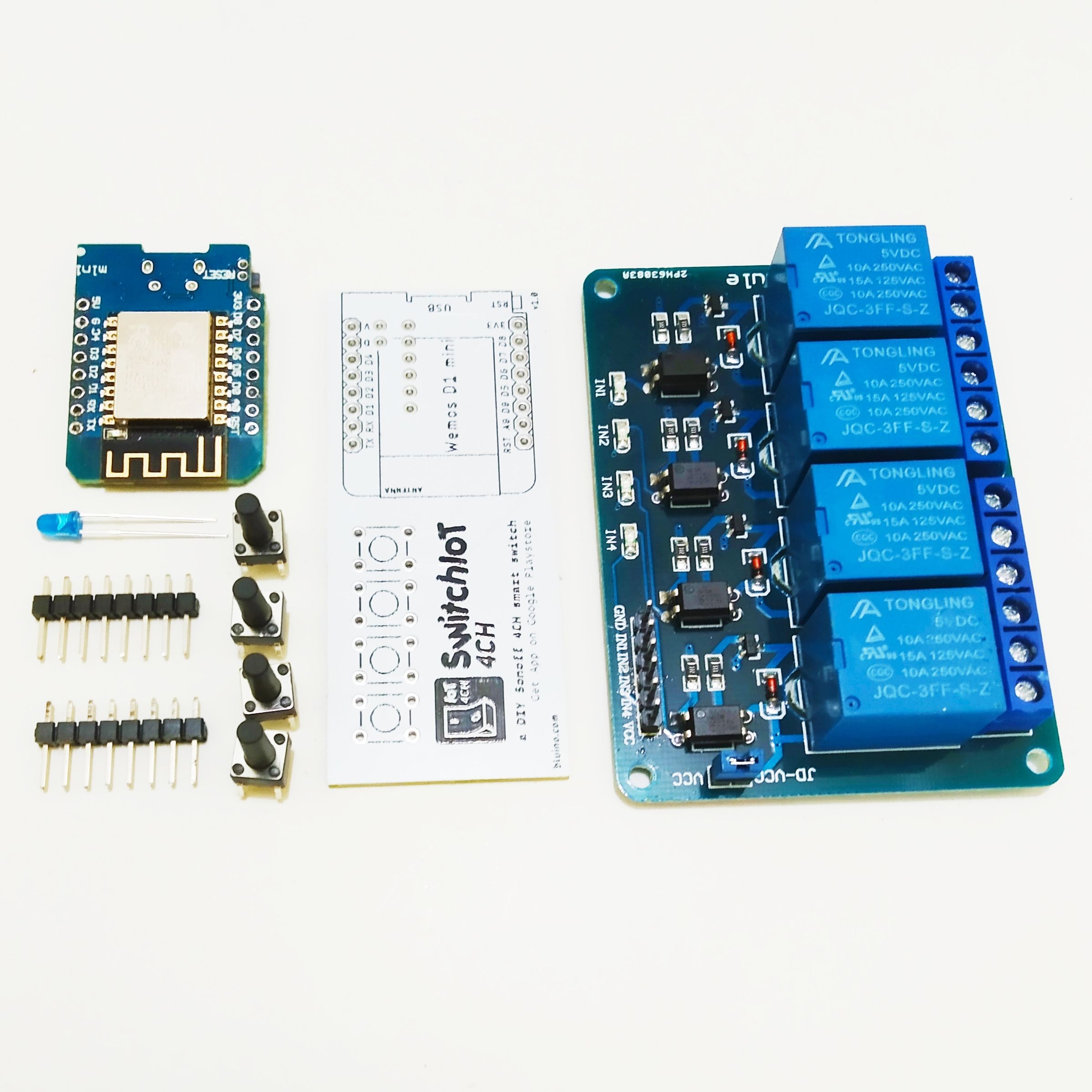 Make Blynk Switch IoT 4CH Only Use Smartphone (ESP8266 Loader) : 15 ...
