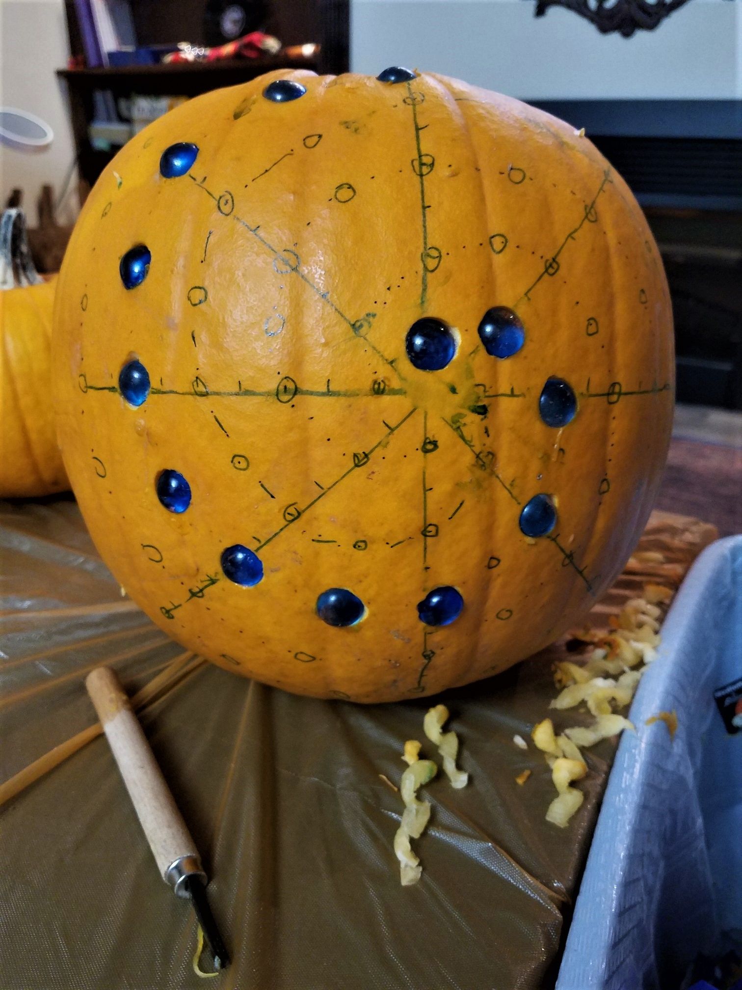 Solar System Pumpkin Carving