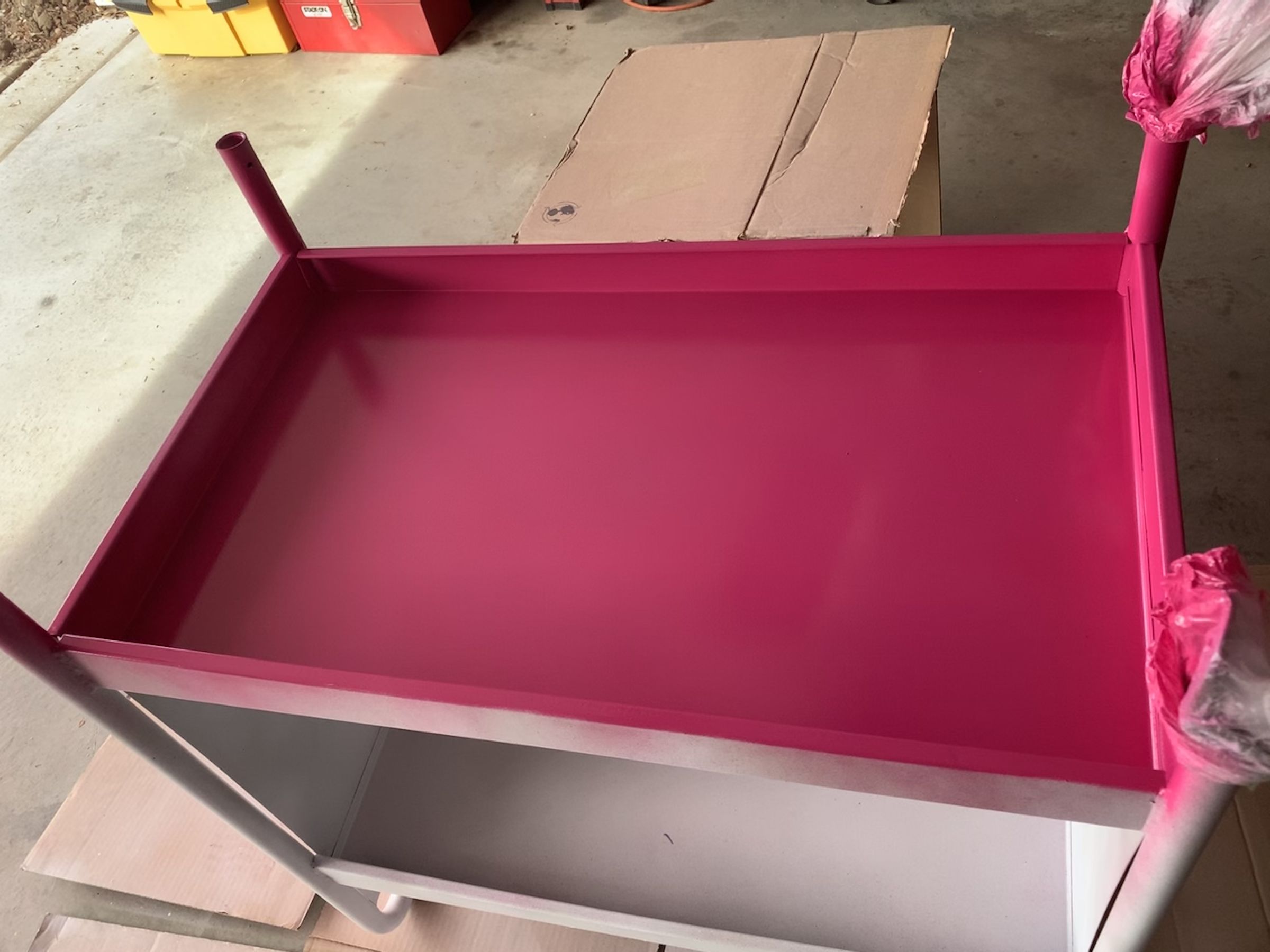 Pink Painted Library Cart : 3 Steps - Instructables