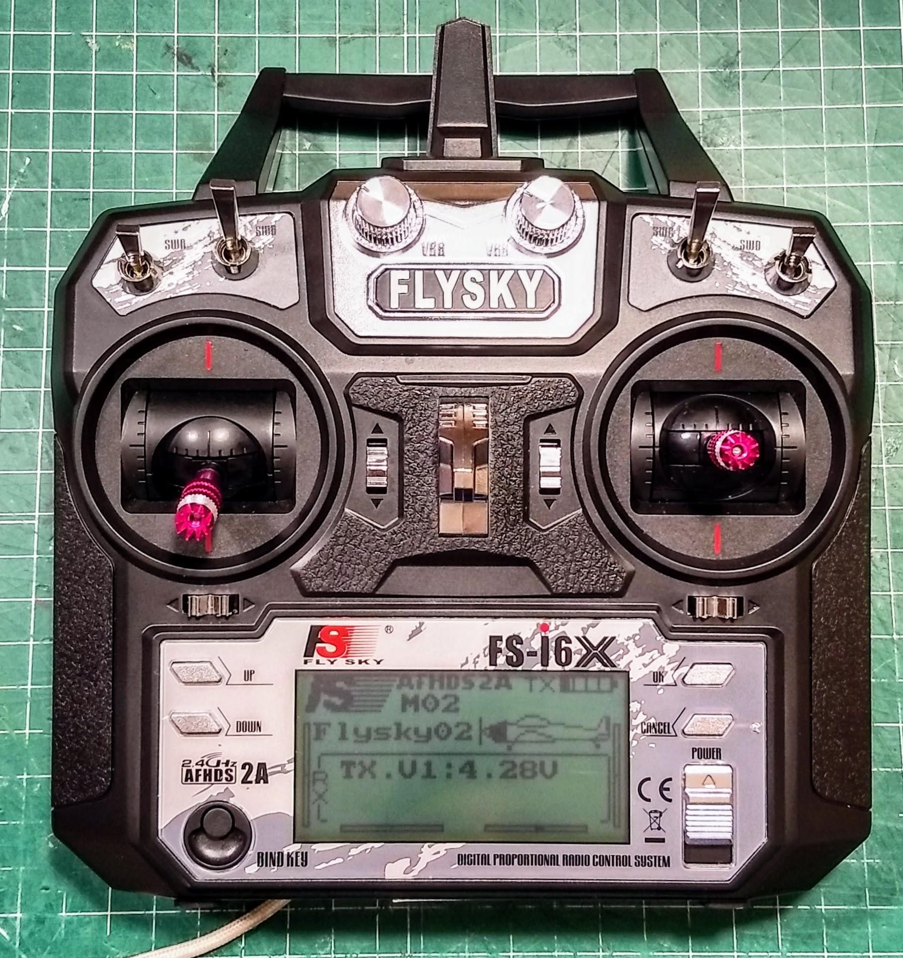 Flysky RF Transmitter Powered Via USB + Wire Signal Connection to PC ...
