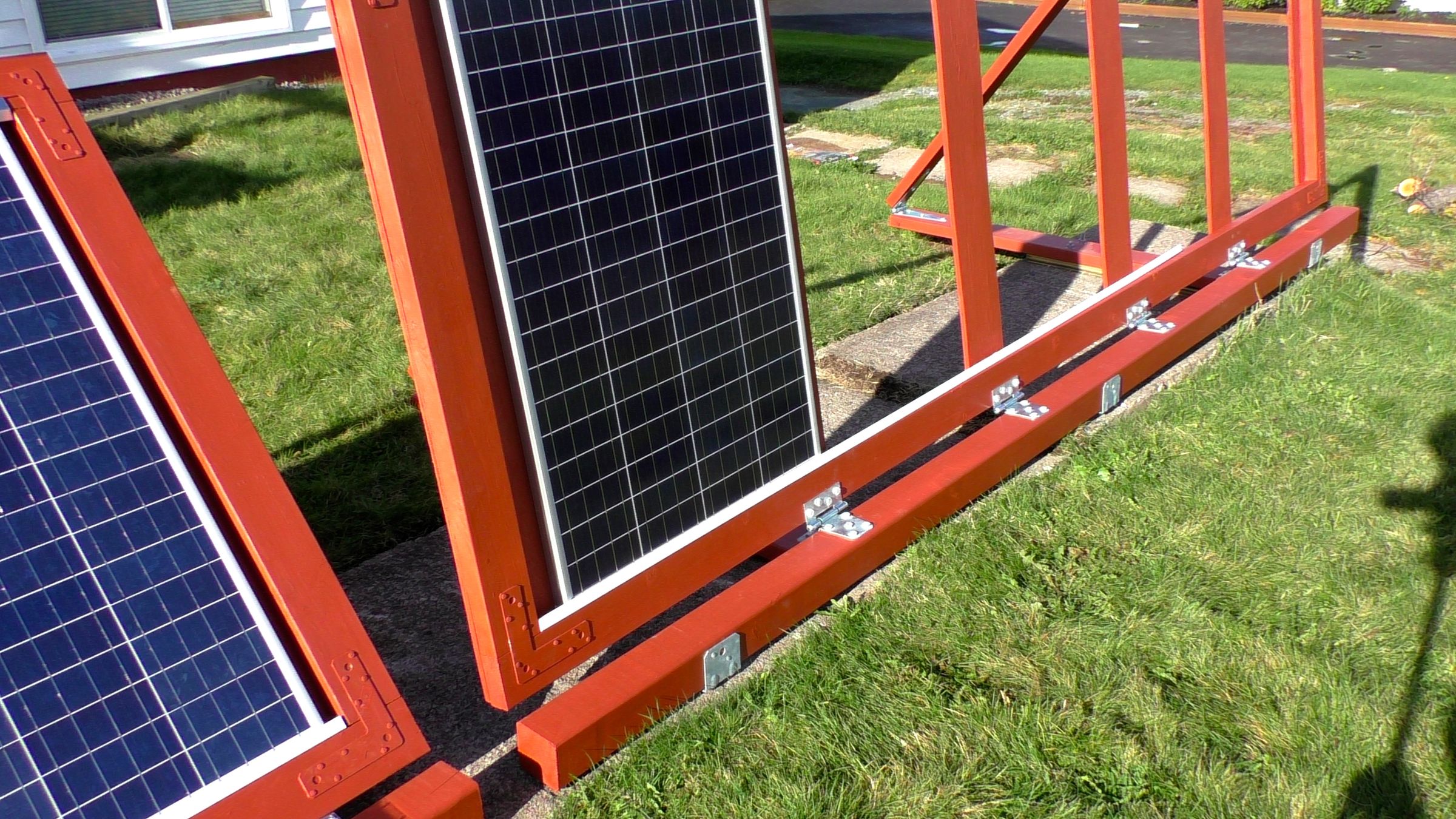 Ground Mounted Solar Panels With Adjustable Angles : 7 Steps (with ...
