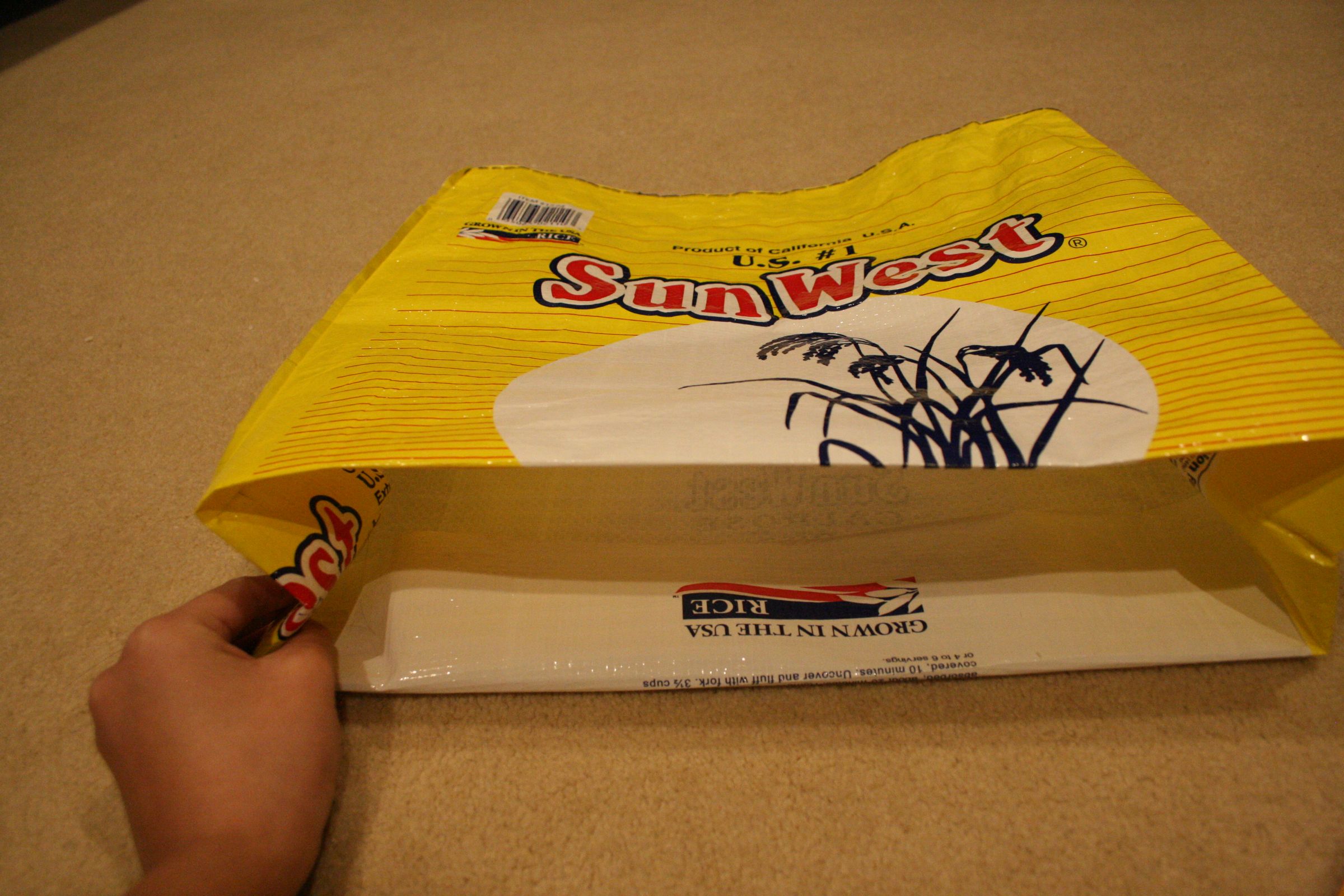 Reusable Grocery Bag Made From a Rice Bag : 11 Steps (with Pictures ...