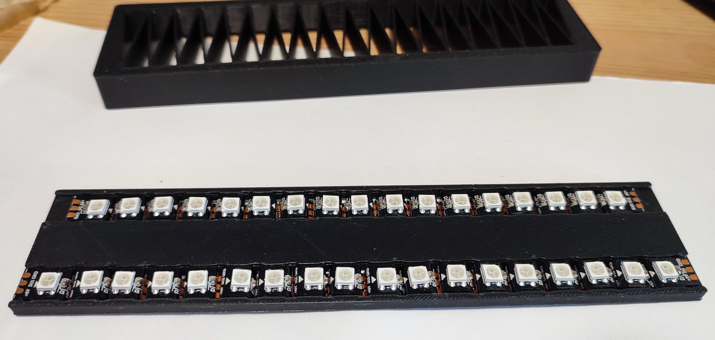 A Linear LED Clock for Your Desktop : 5 Steps (with Pictures ...