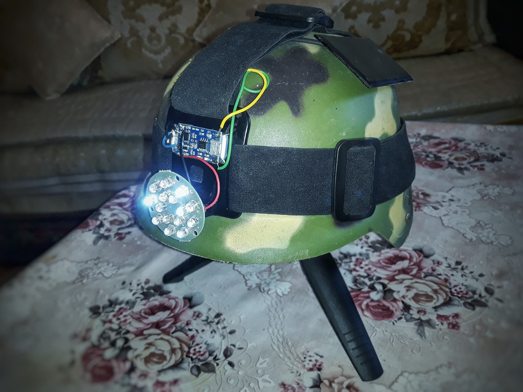 Solar Powered Helmet Led Light : 3 Steps - Instructables