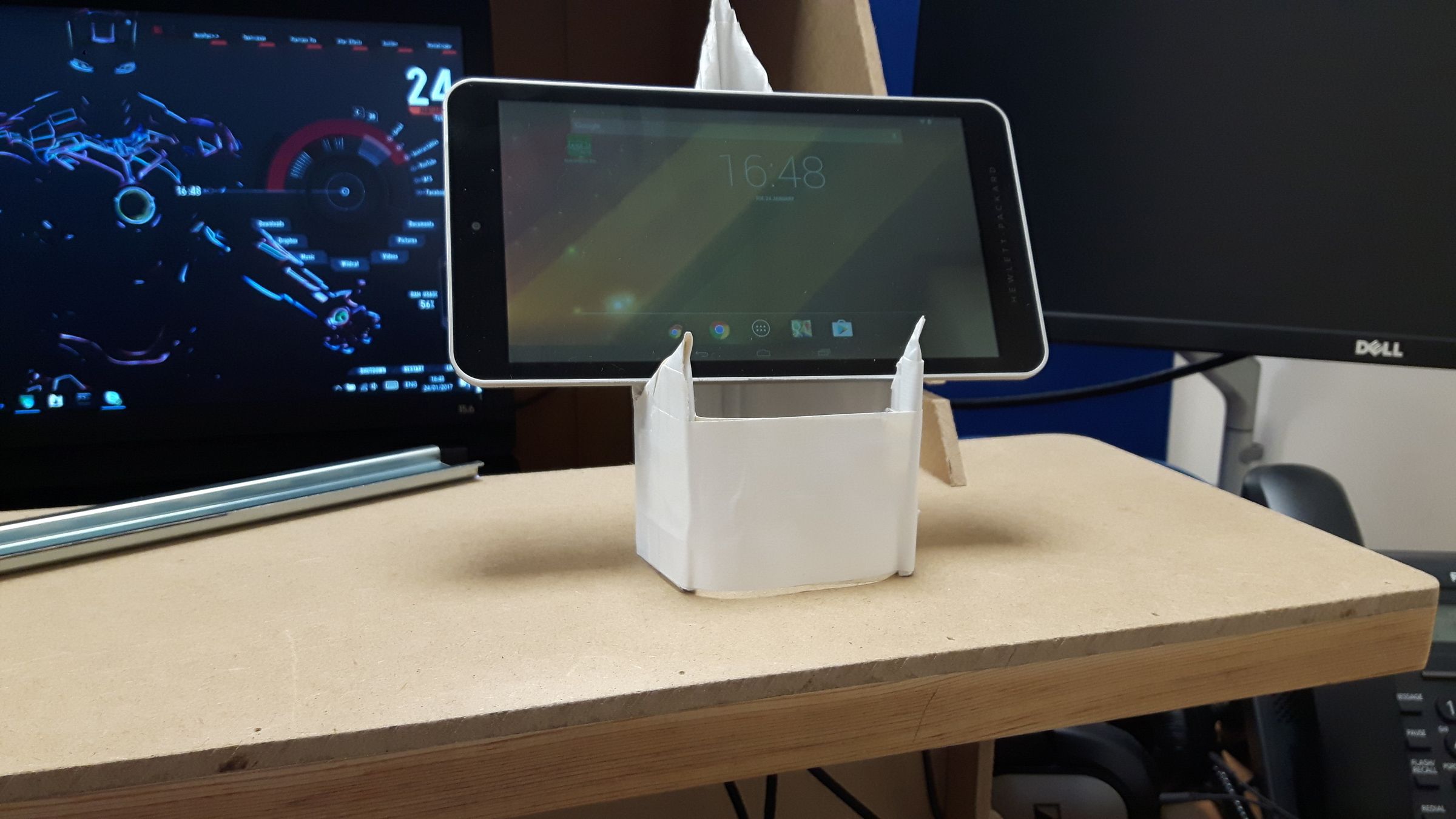 Cardboard Tablet Support : 5 Steps - Instructables