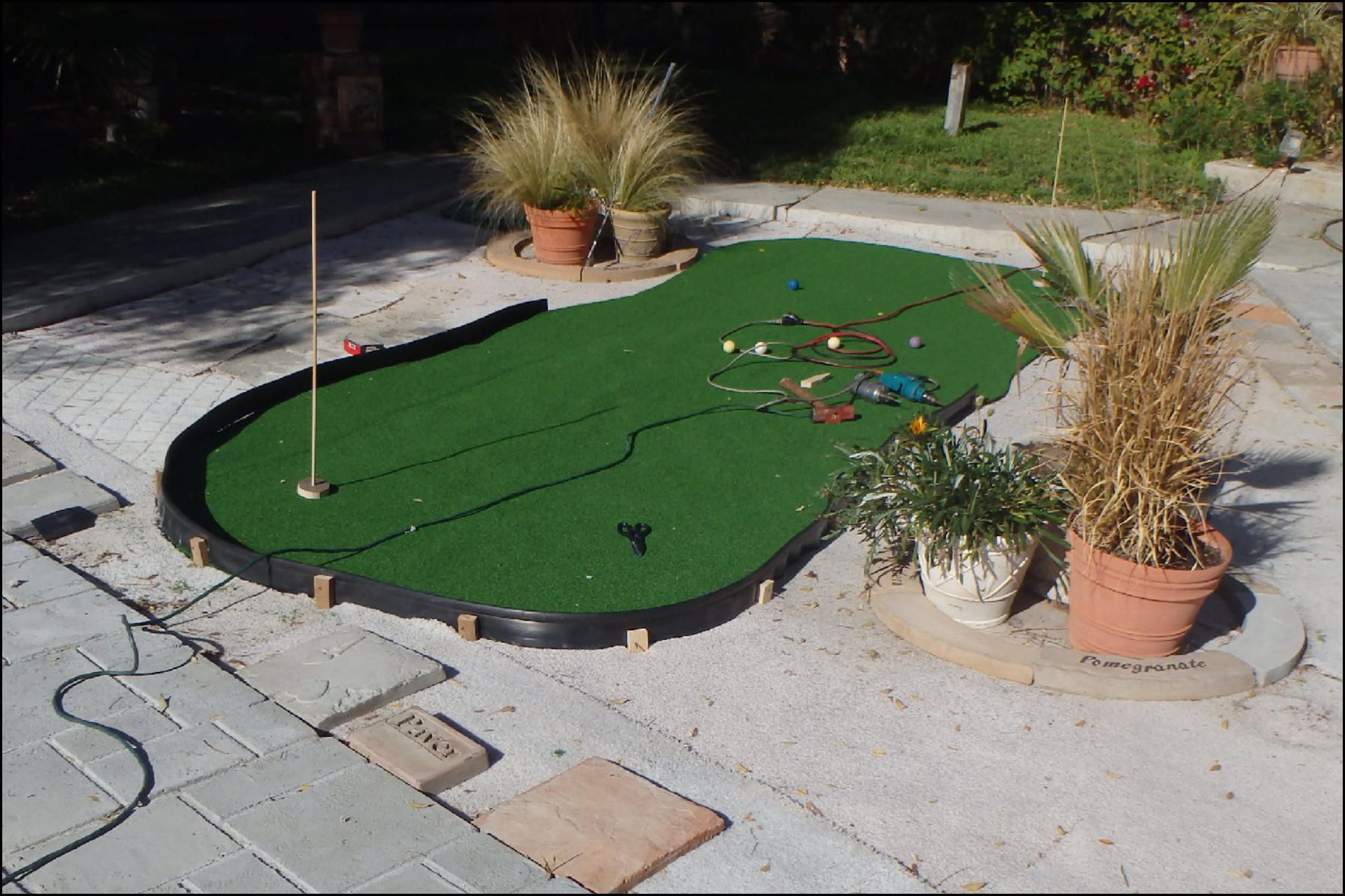 Convert Swimming Pool to Putting Green : 12 Steps (with Pictures ...