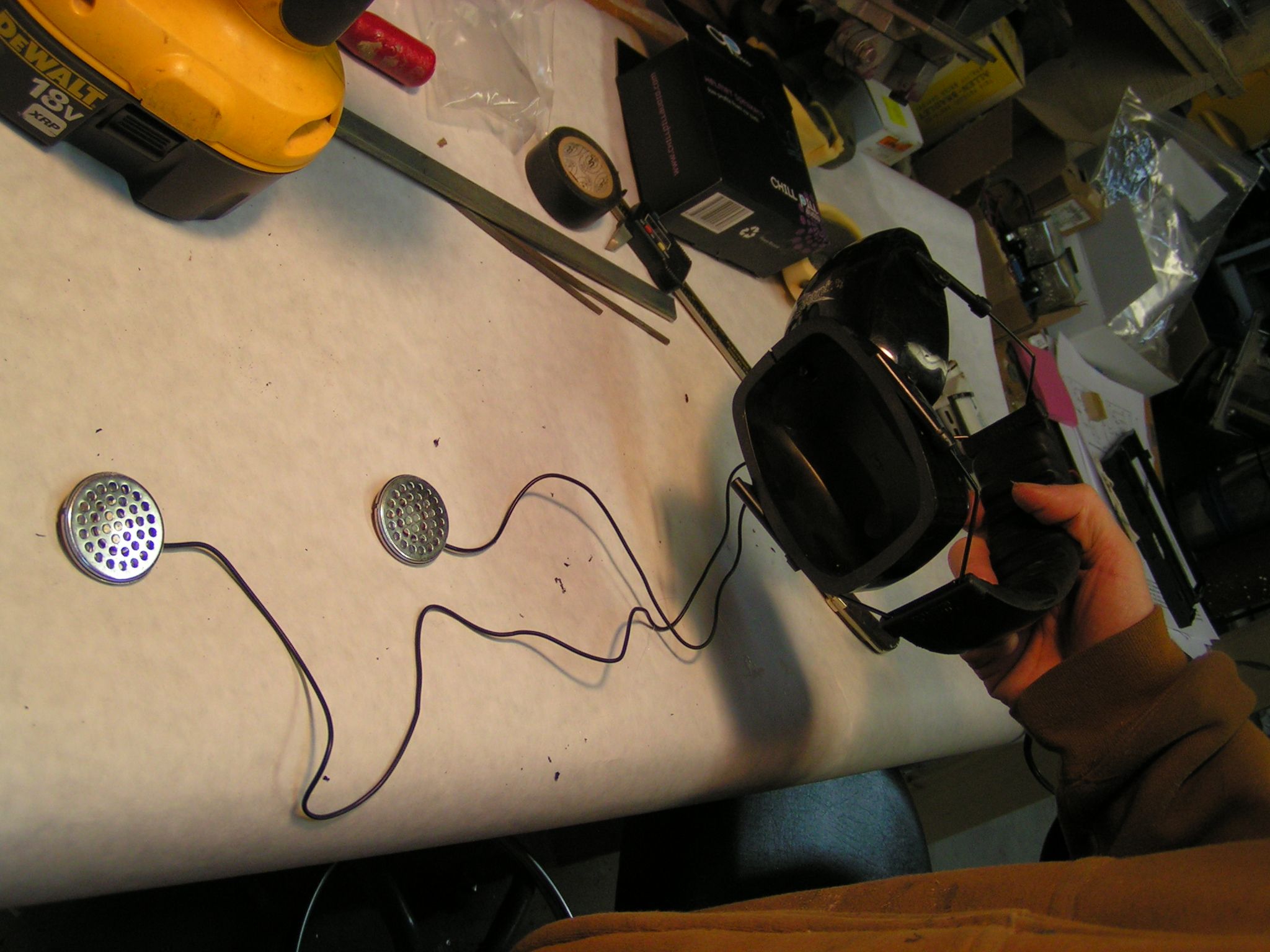 Hearing Protection W/Tunes: Earmuff Modification : 12 Steps (with ...