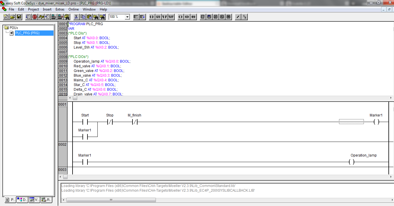 Dye Mixer Plc Program/simulation - Instructables
