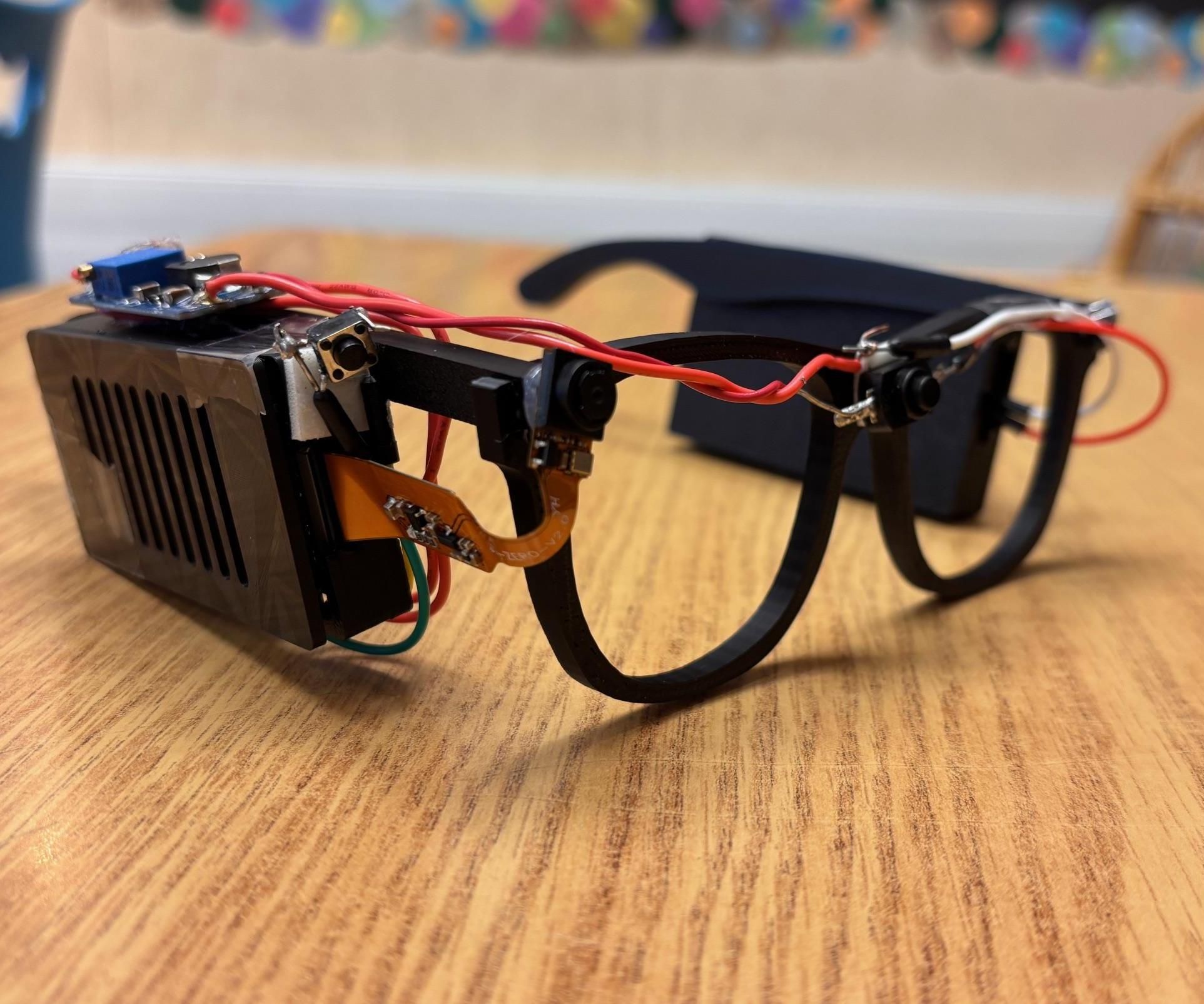 Vision Glasses V2 for the Blind to Transcribe Text to Audio : 4 Steps ...