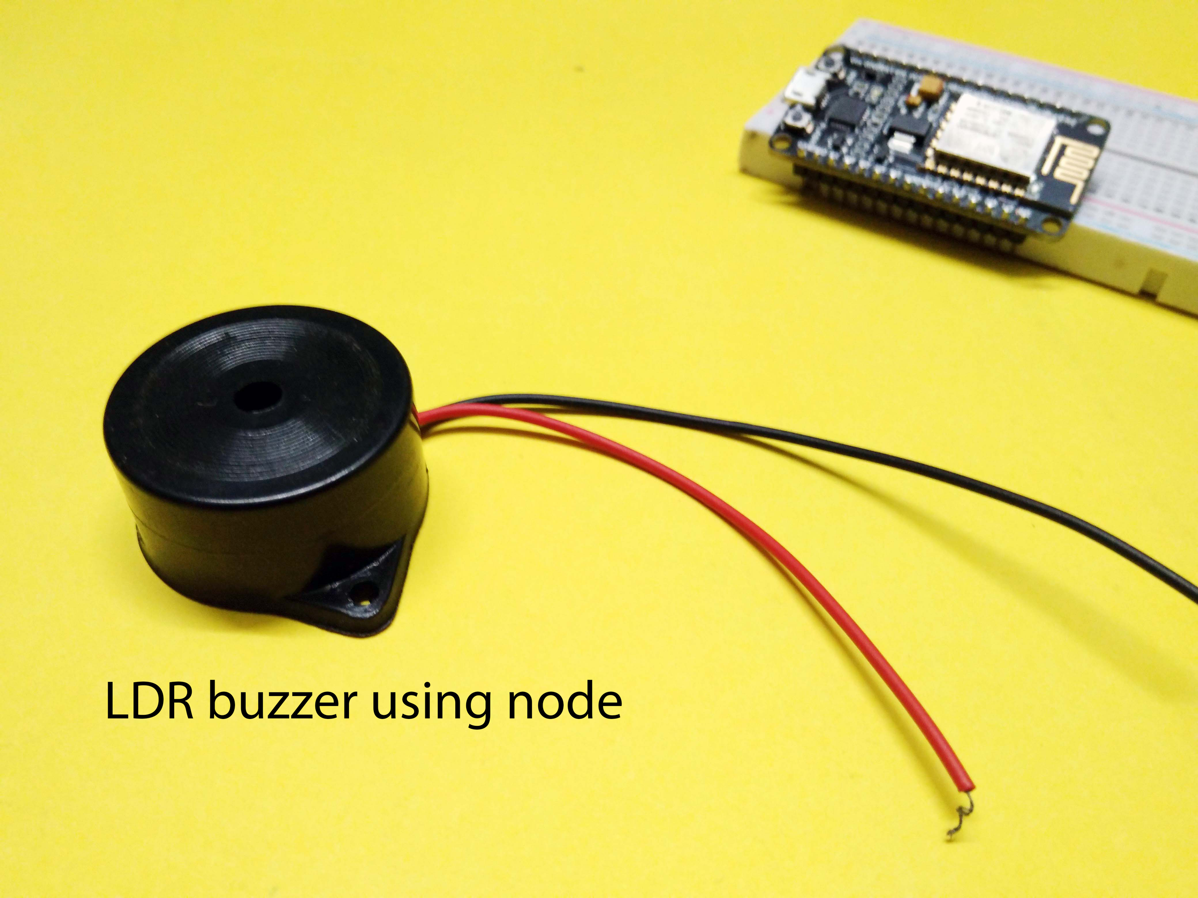 LDR Buzzer Using Node : 5 Steps - Instructables