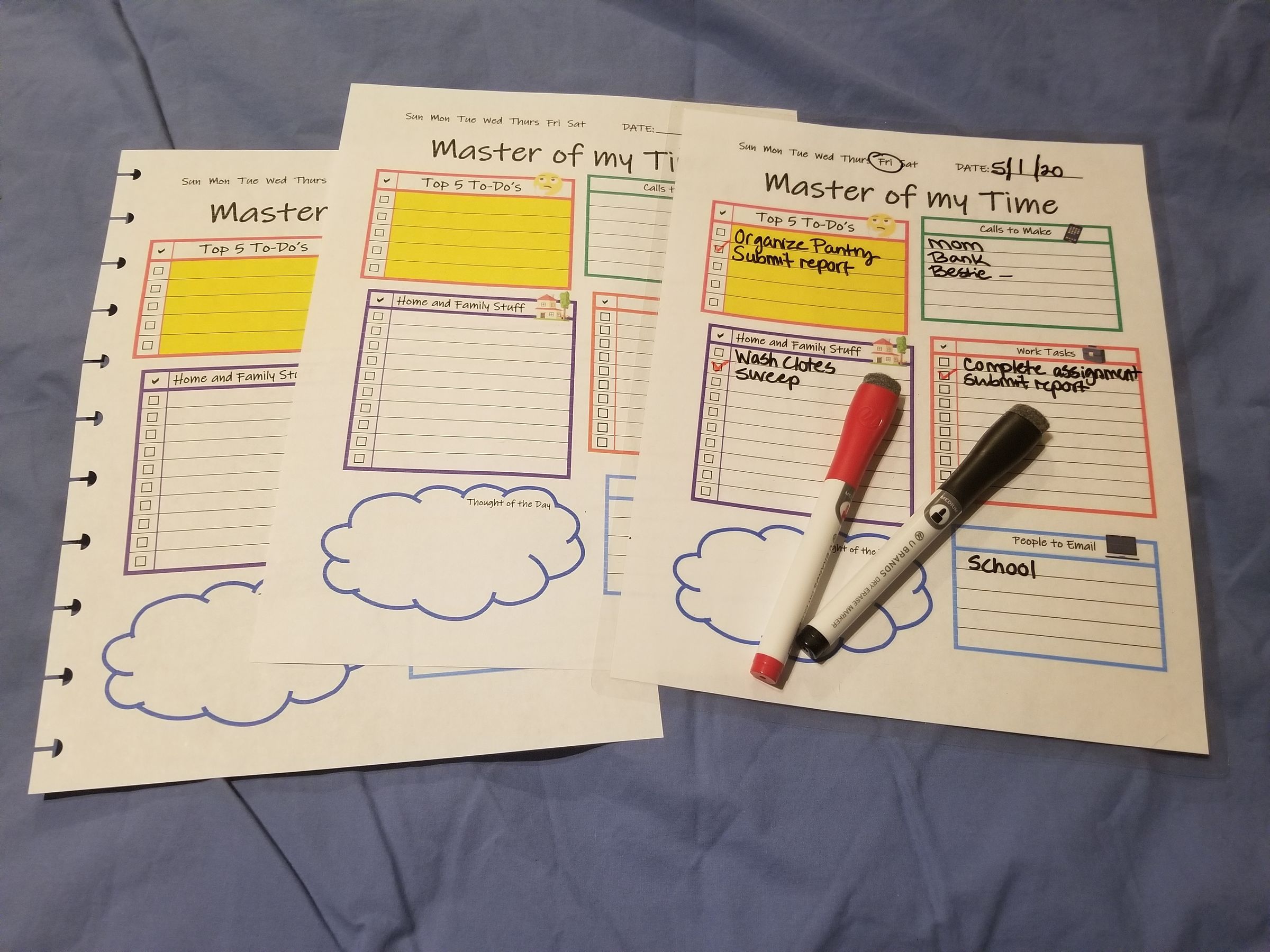 Time Management - Planner Page (3 Ways) : 7 Steps (with Pictures ...