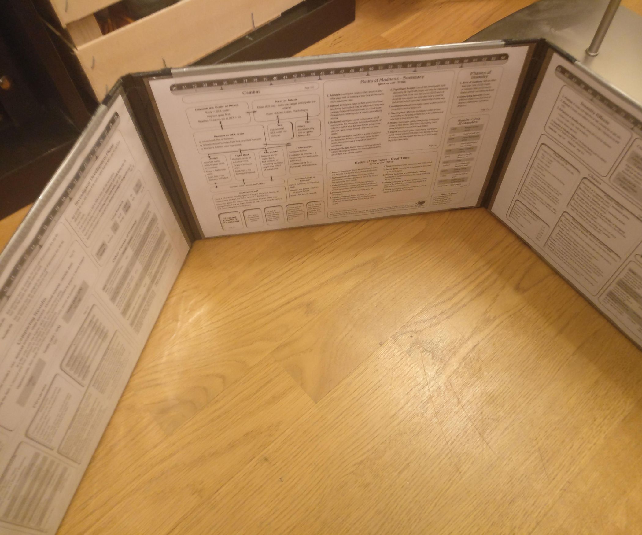 Diy Customizable GM Screen From Ring Binder : 12 Steps - Instructables