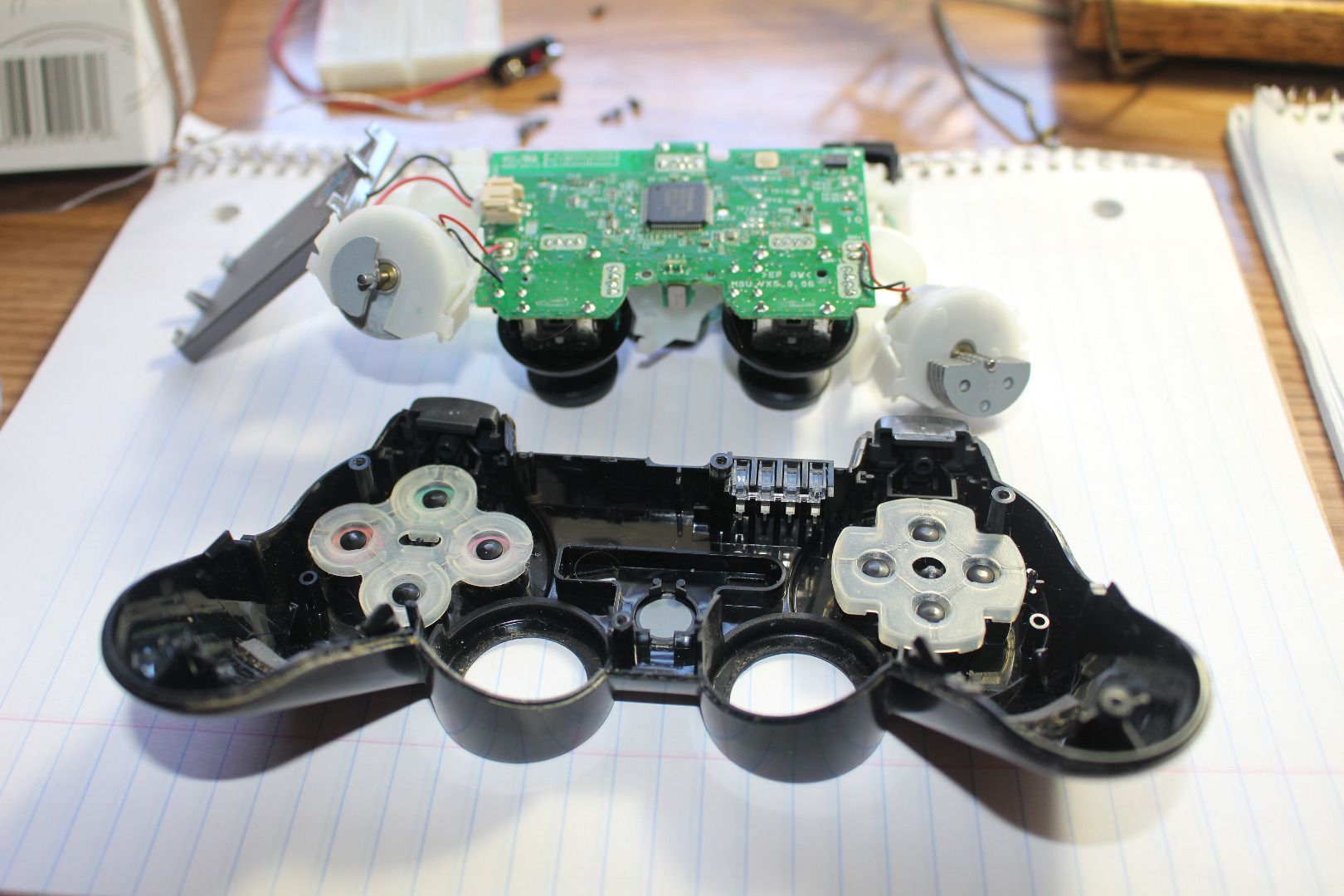 PS3 Controller Vibration LEDs (+ Button Misfire Fix) : 7 Steps (with ...