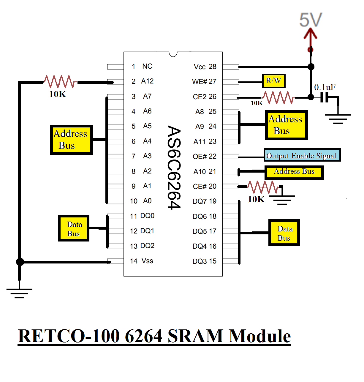 6502 Microprocessor Based Homemade Single Board Computer : 7 Steps - Instructables