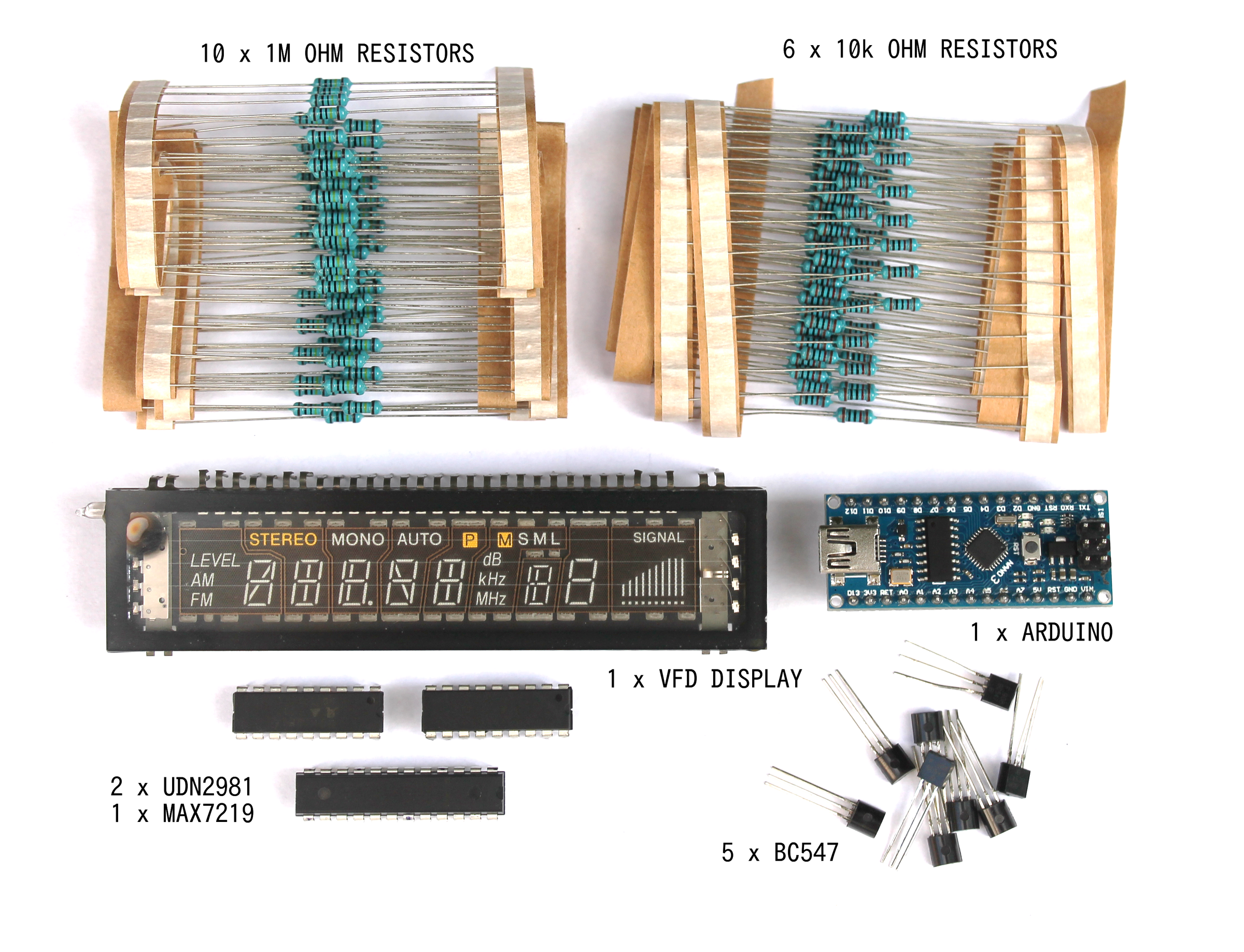 Driving a Salvaged VFD With MAX7219 and an Arduino : 3 Steps (with Pictures) - Instructables