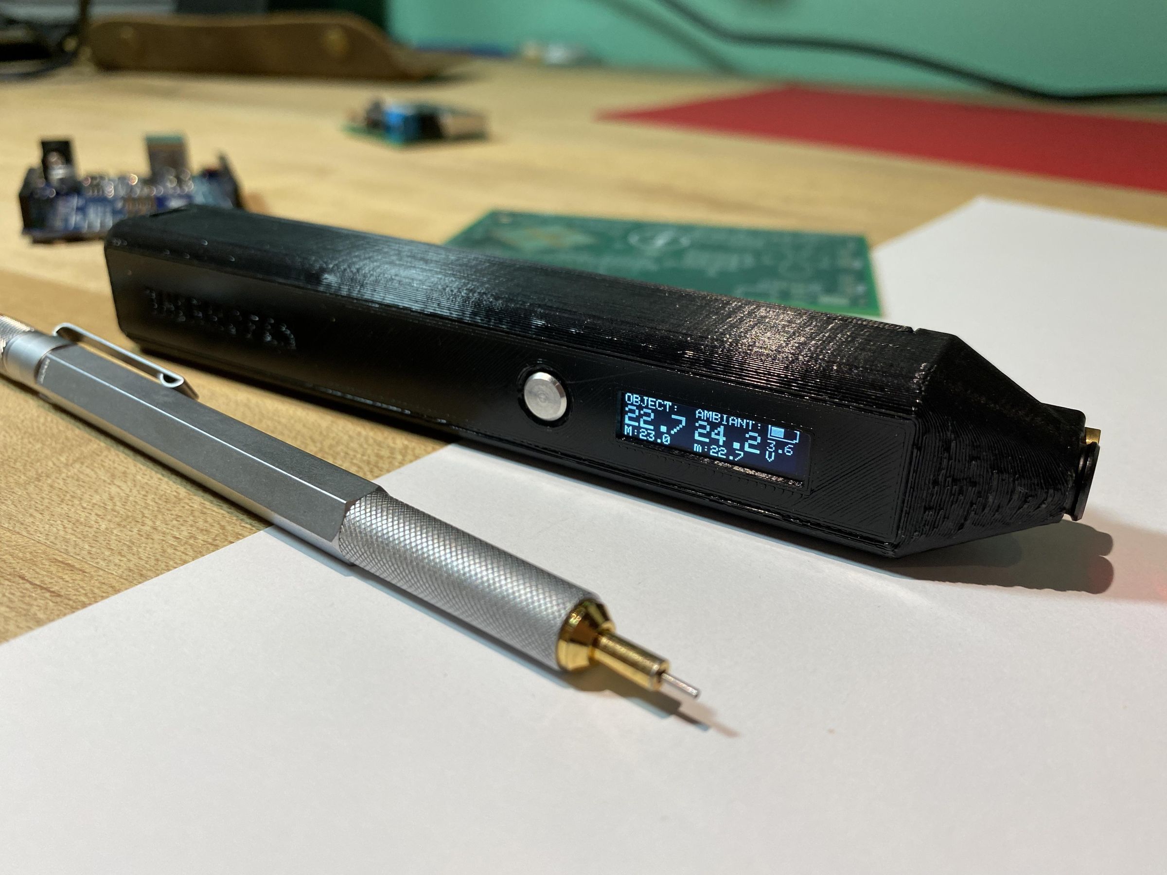 Infrared Thermometer Pen : 9 Steps (with Pictures) - Instructables