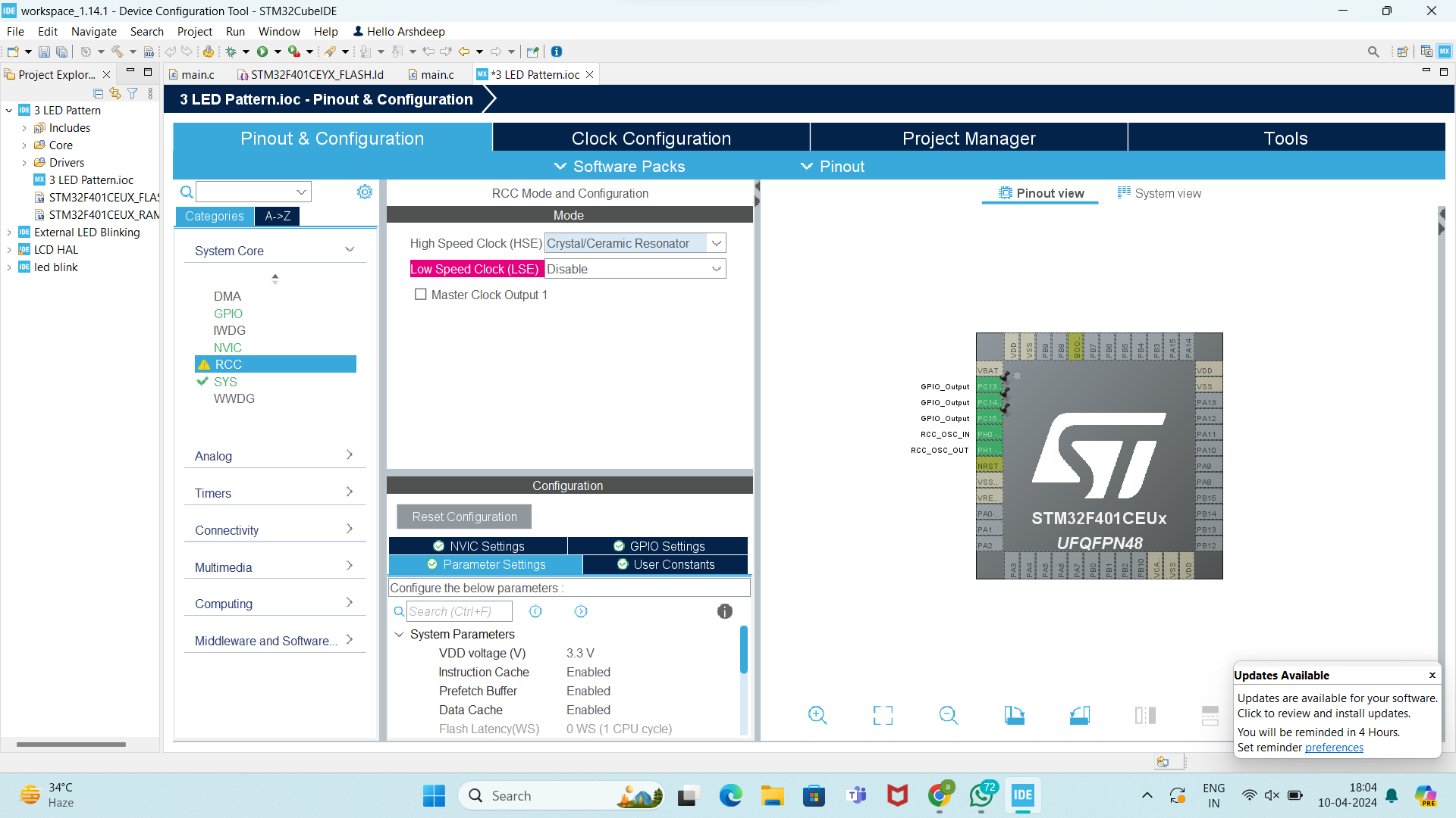 THREE LED PATTERN USING BREADBOARD : 11 Steps - Instructables