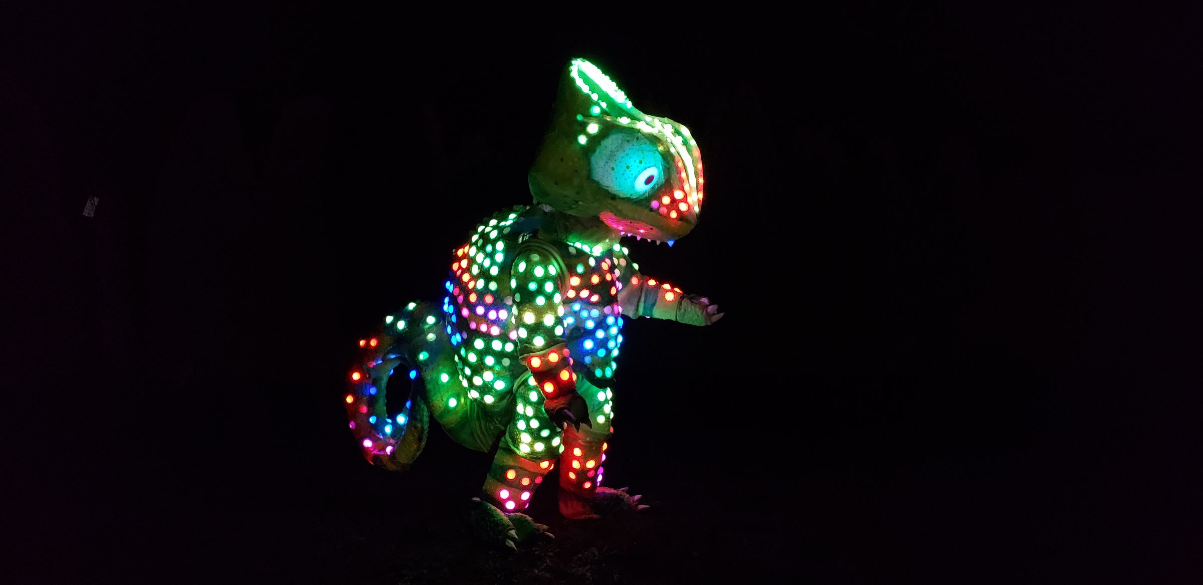 LED Color Sensing Chameleon Costume : 20 Steps (with Pictures ...