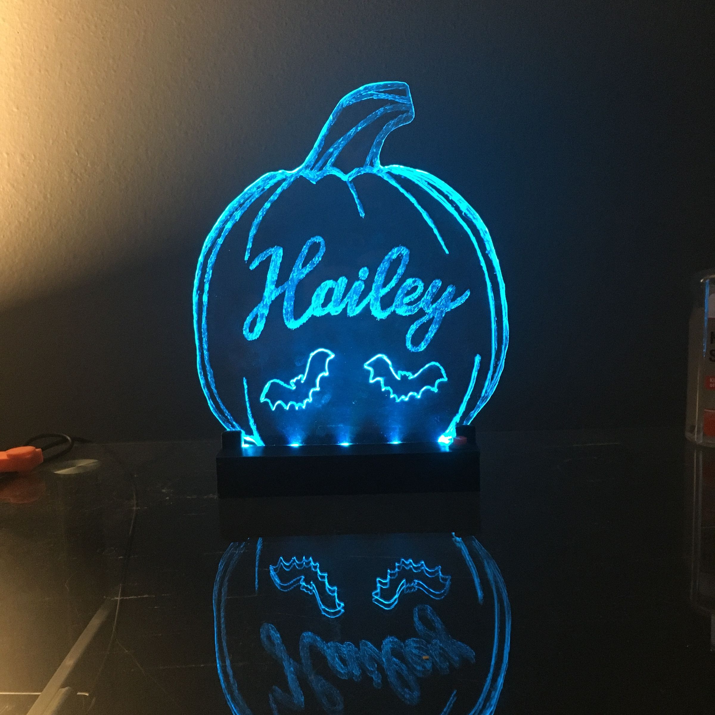 3D Printed Plexiglass LED Sign : 5 Steps - Instructables